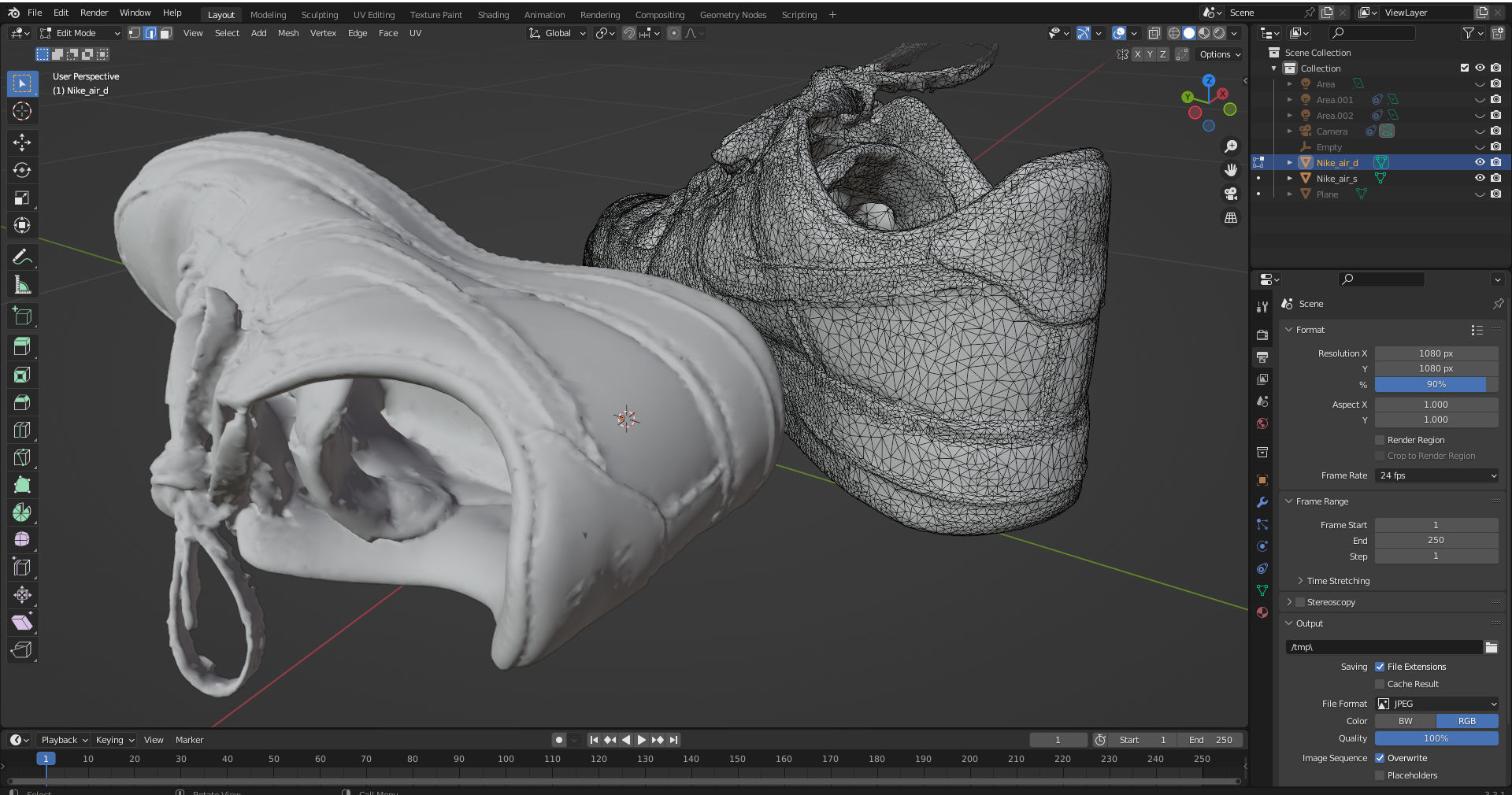 Nike air trainers 3D model | CGTrader
