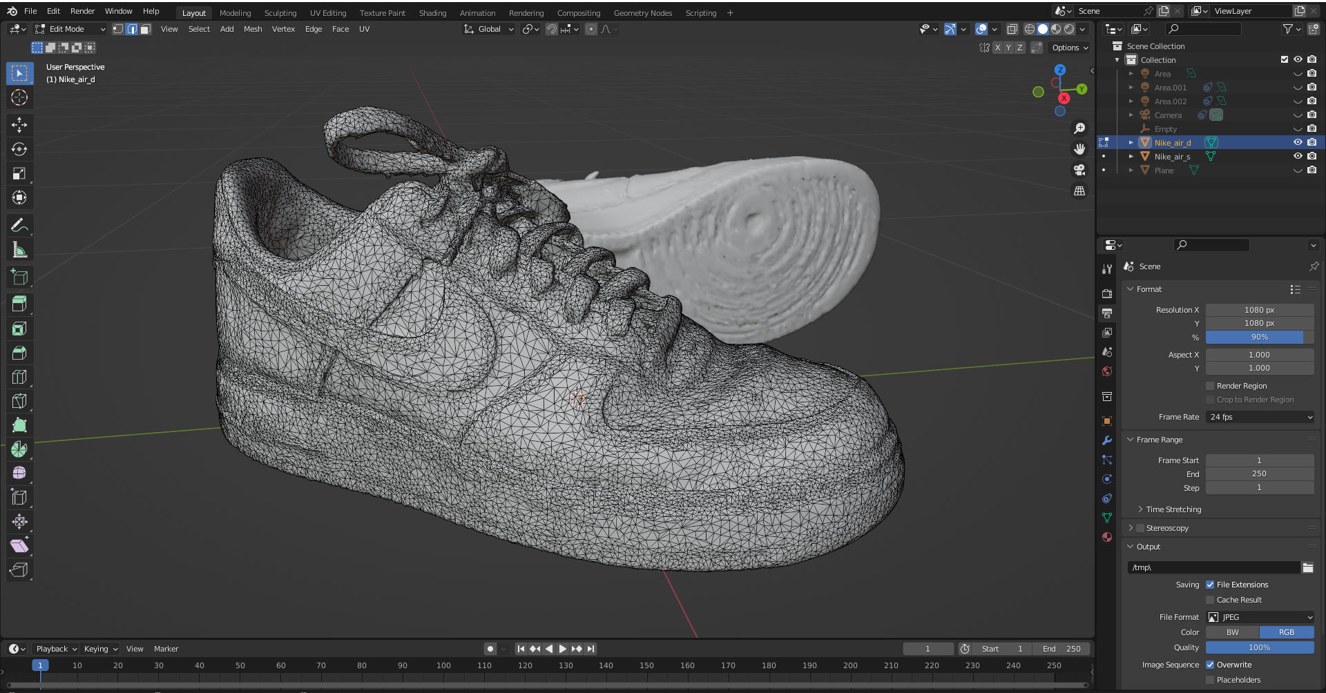 Nike air trainers 3D model | CGTrader