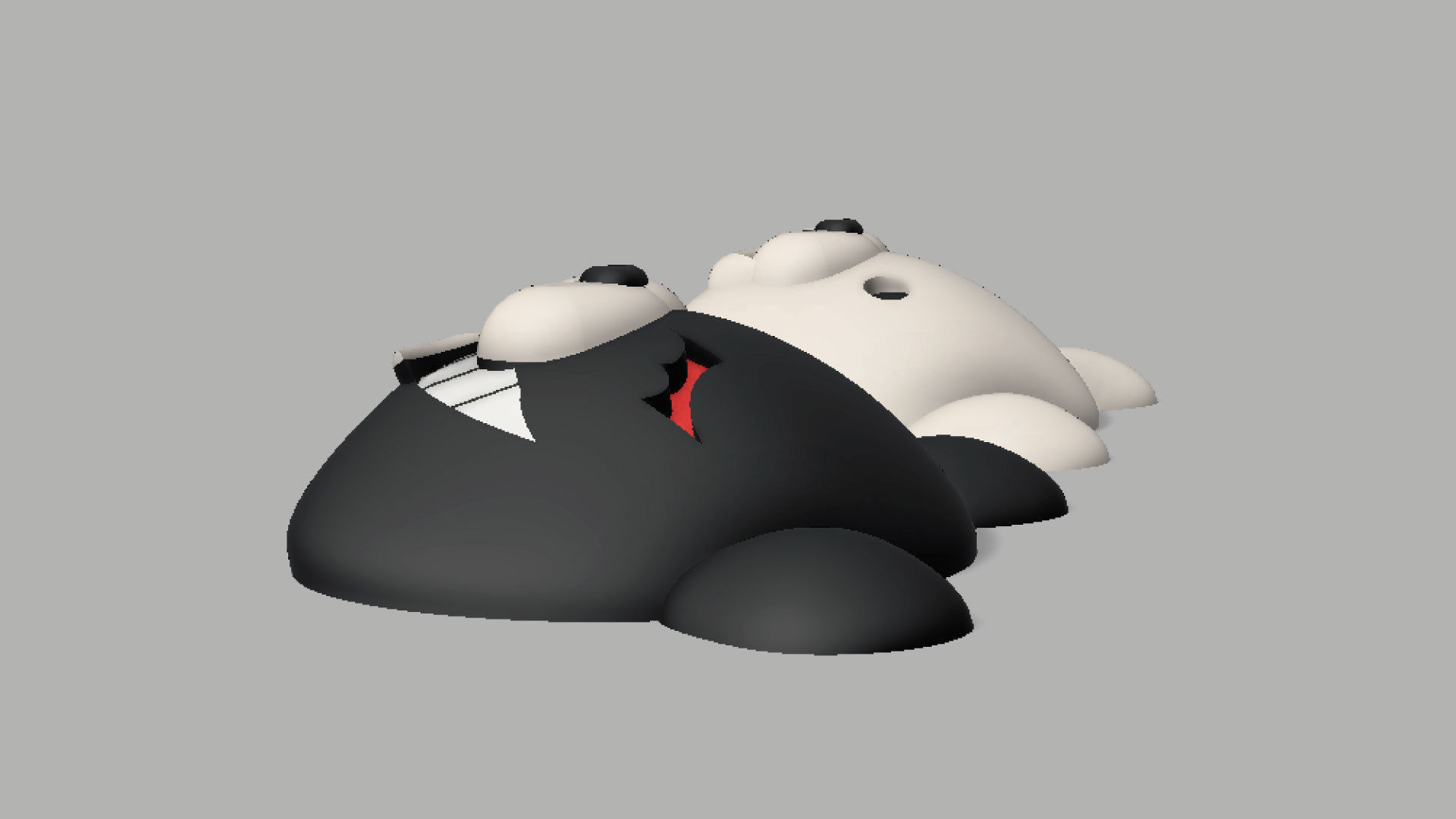 Junko Enoshima bear hair pins 3D model 3D printable | CGTrader