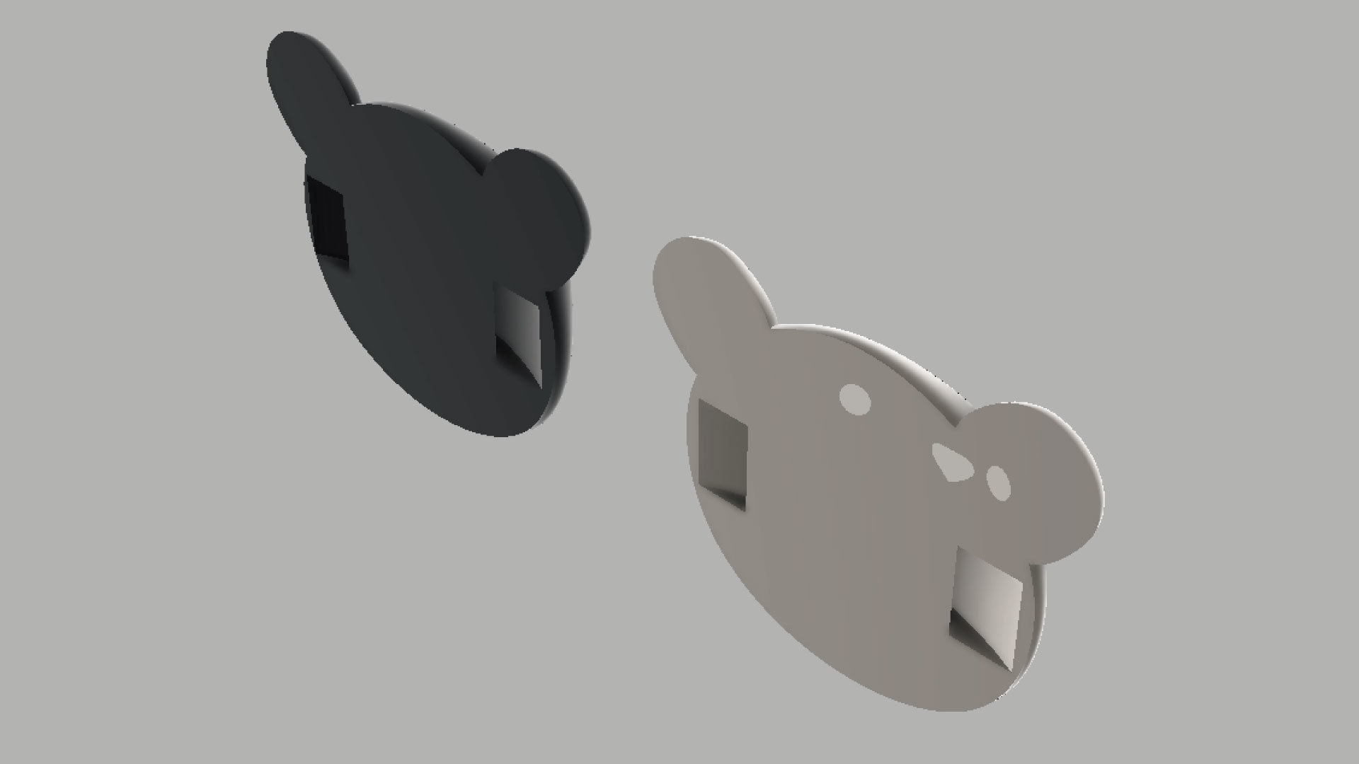 Junko Enoshima bear hair pins 3D model 3D printable | CGTrader