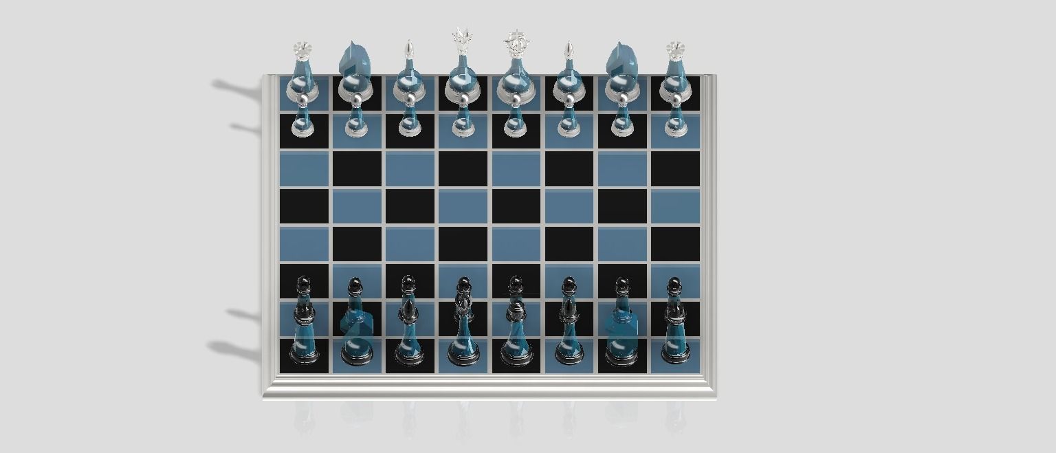 chess board Cantarella Vocaloid 3D model 3D printable | CGTrader