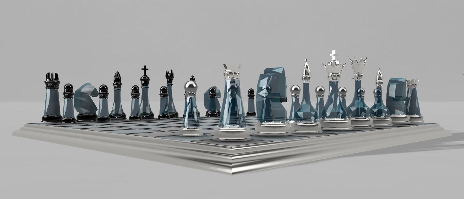 chess board Cantarella Vocaloid 3D model 3D printable | CGTrader