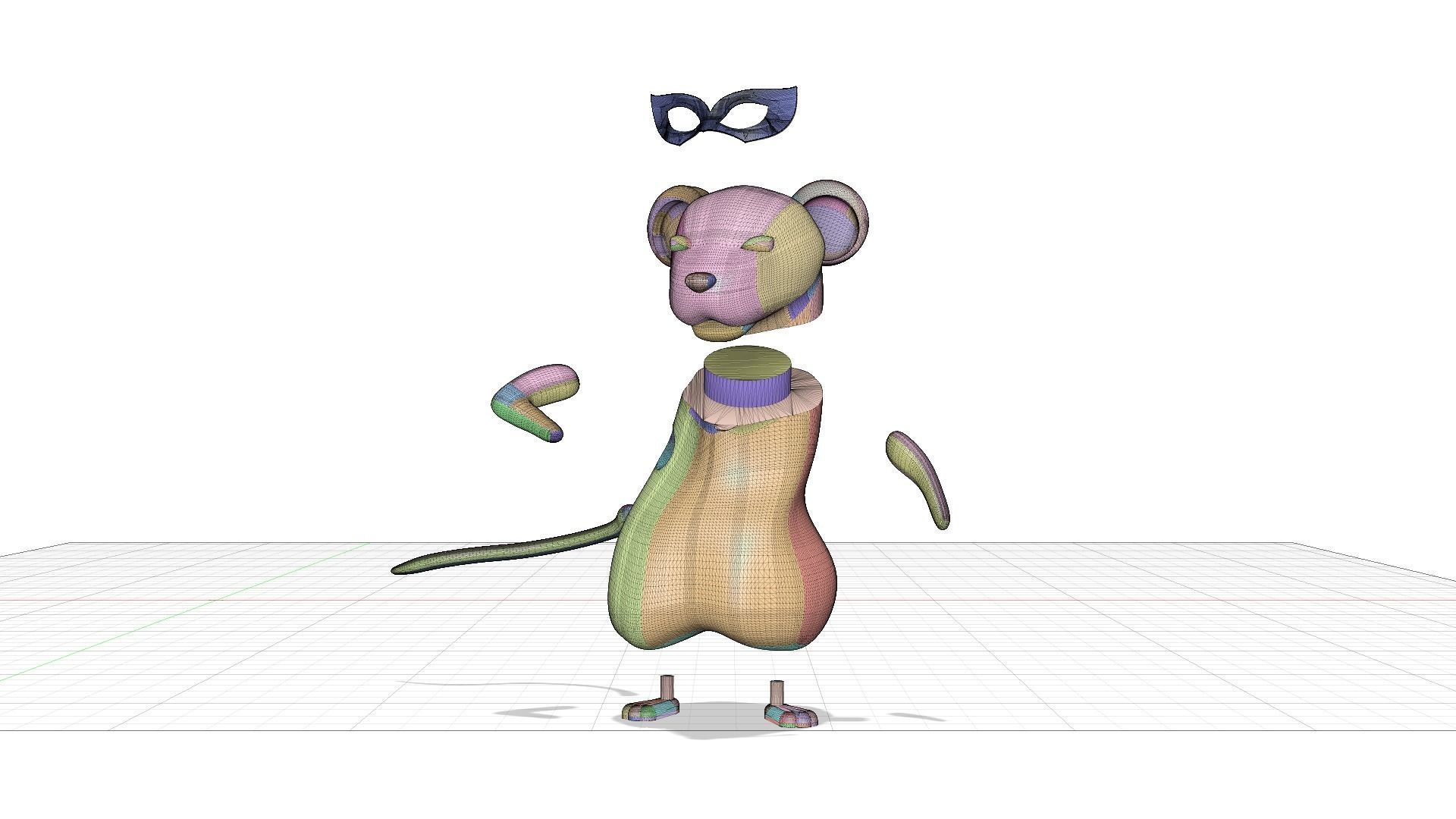 Persona 5 mouse 3D model 3D printable | CGTrader