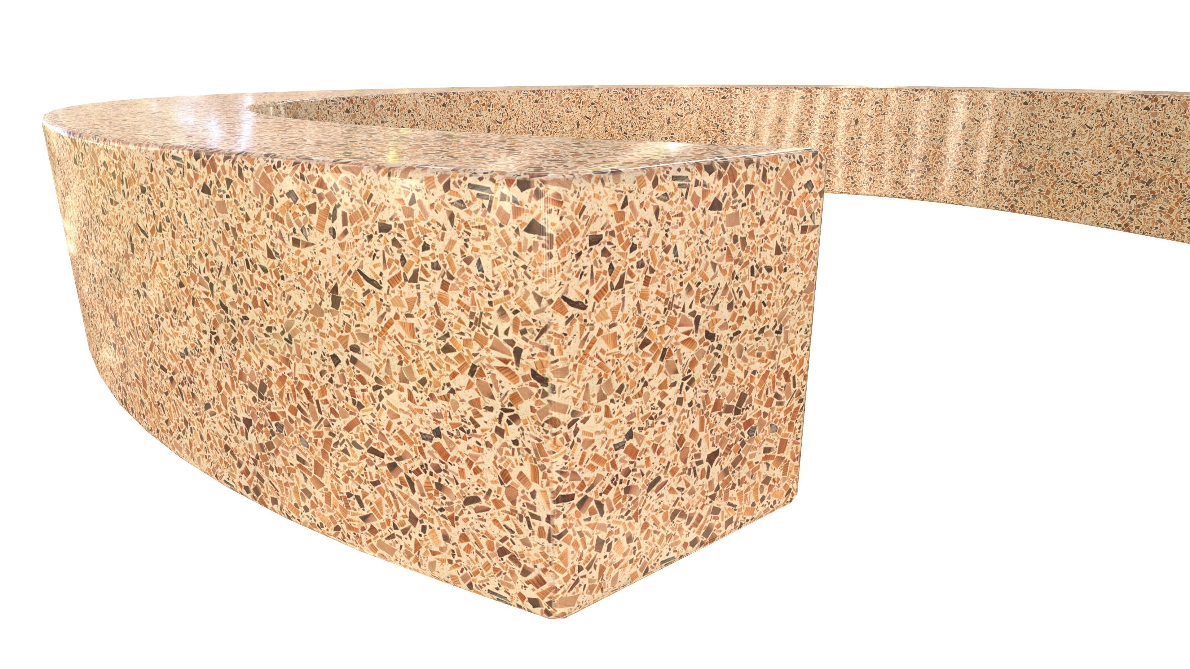 3D model Modern Bench C Type 3D Model AR VR PBR VR / AR / low-poly ...