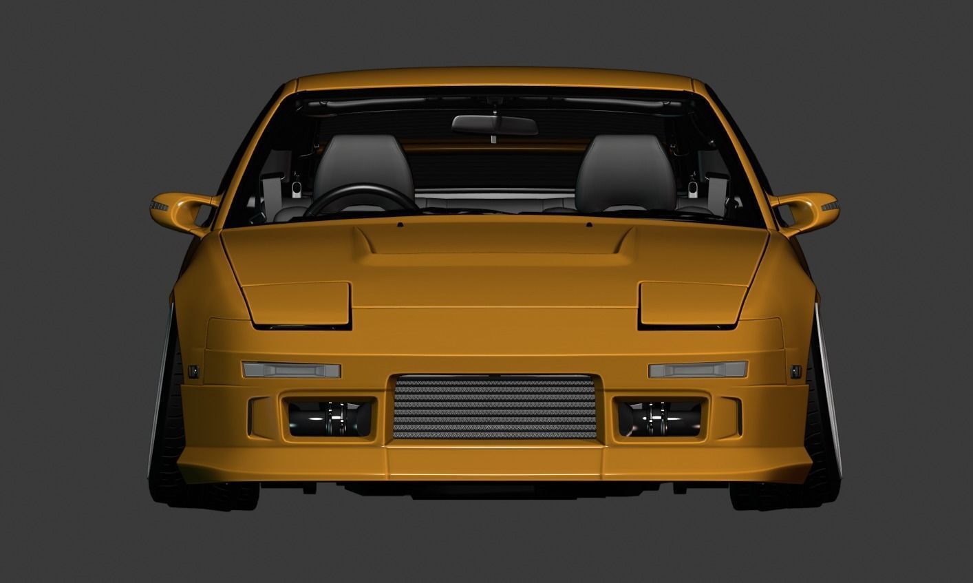RailWork Nissan 180sx Body Kit GT6 Base 3D model | CGTrader