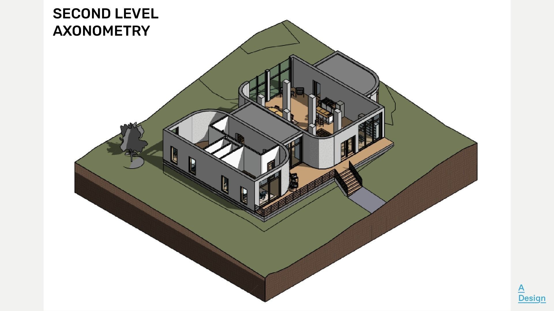 Rounded house - Revit 3D model | CGTrader