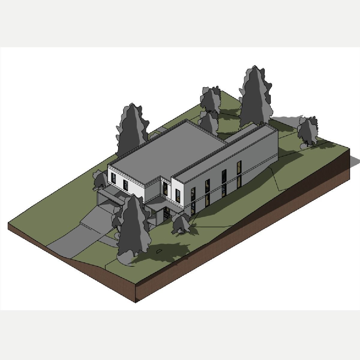 Big house - Revit 3D model | CGTrader