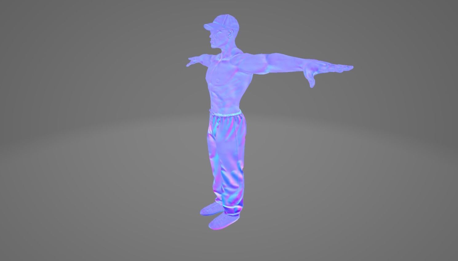 fully rigged body builder 3D model rigged | CGTrader