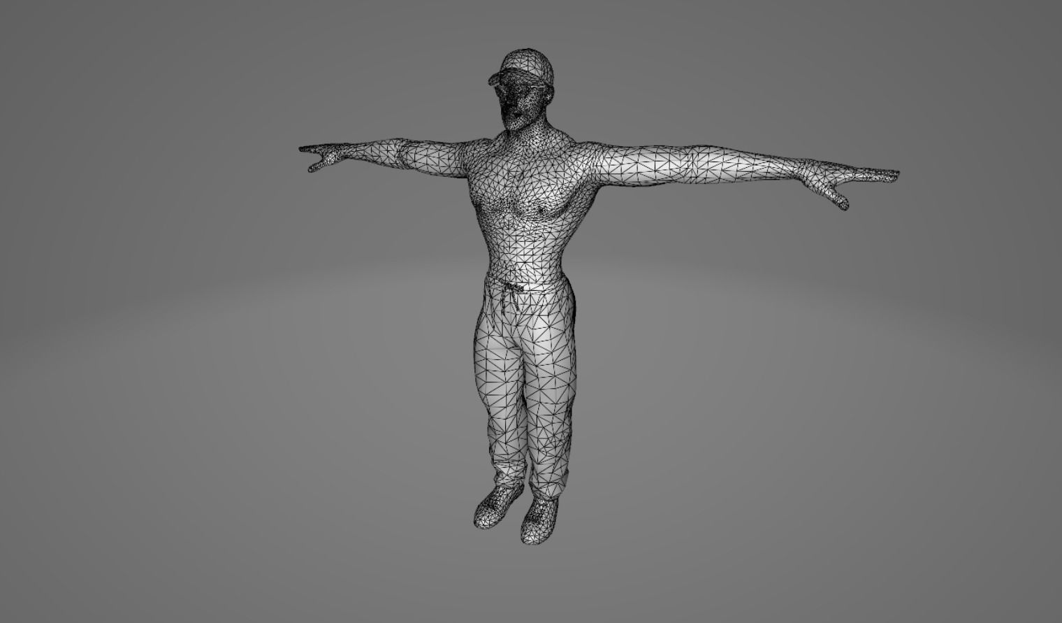 fully rigged body builder 3D model rigged | CGTrader