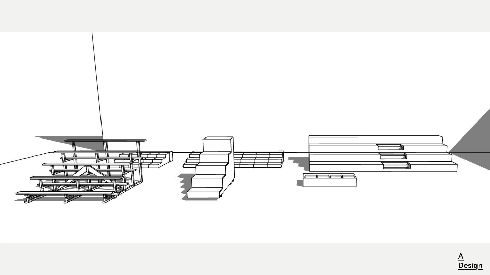 Amphitheaters - Pack of revit families 3D model 3D model | CGTrader