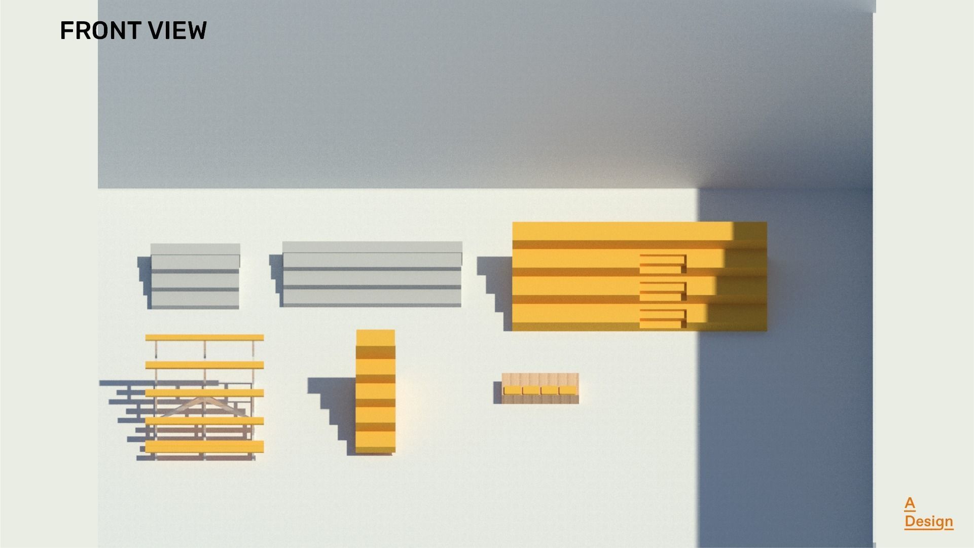 Amphitheaters - Pack of revit families 3D model 3D model | CGTrader