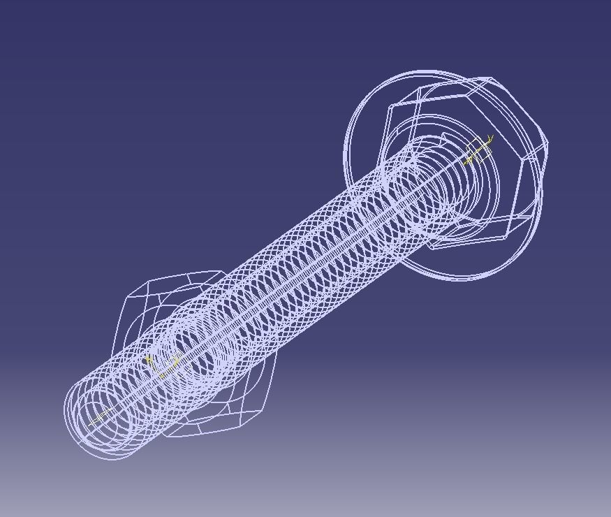 M5 x 12mm Flanged Hex Bolts 3D model 3D printable | CGTrader