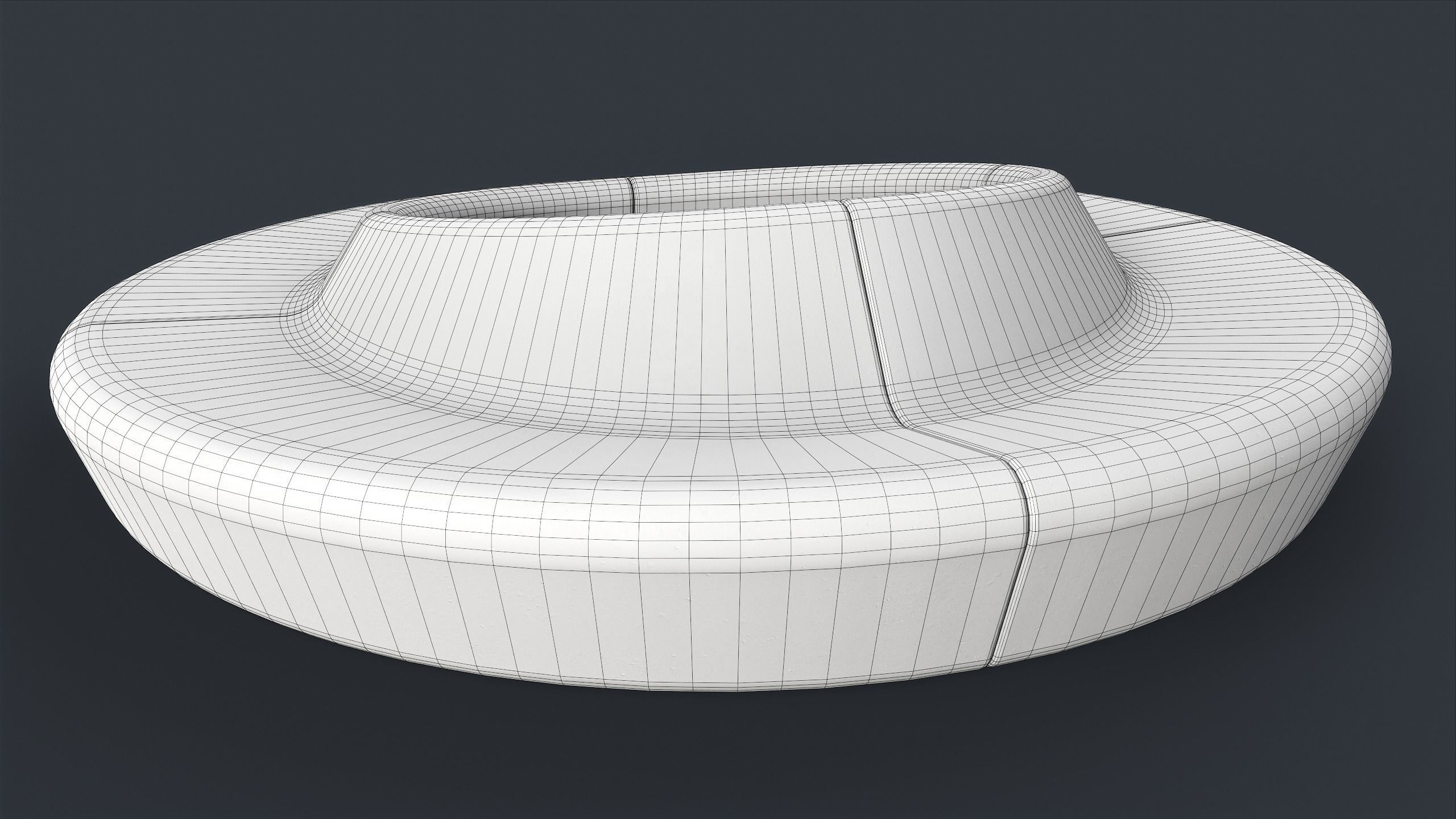 3D model Modern Outdoor Bench 95 PBR Game Ready VR / AR / low-poly ...