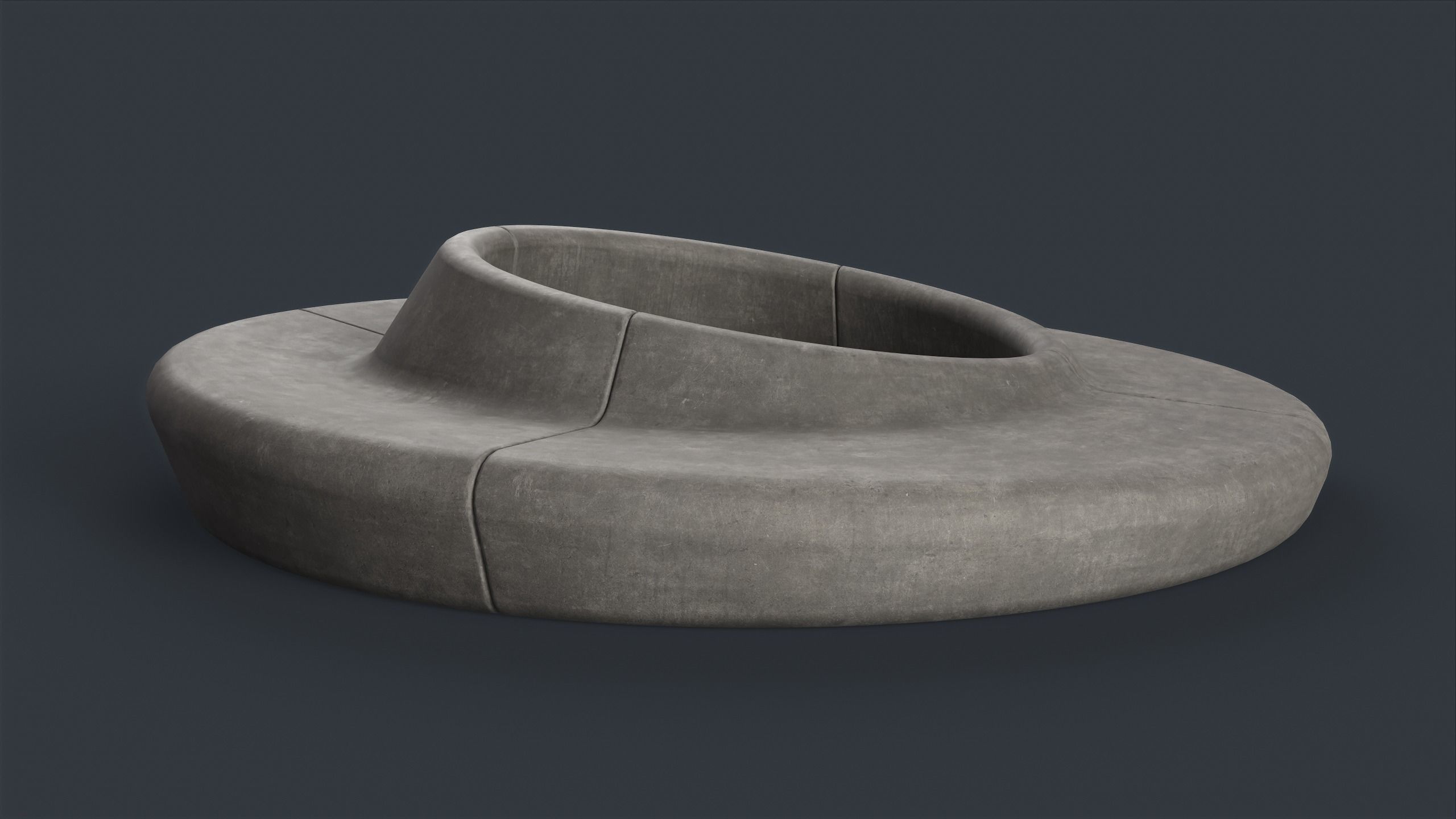 3D model Modern Outdoor Bench 95 PBR Game Ready VR / AR / low-poly ...