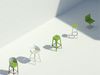 Bar stools - Pack of revit families 3D model | CGTrader