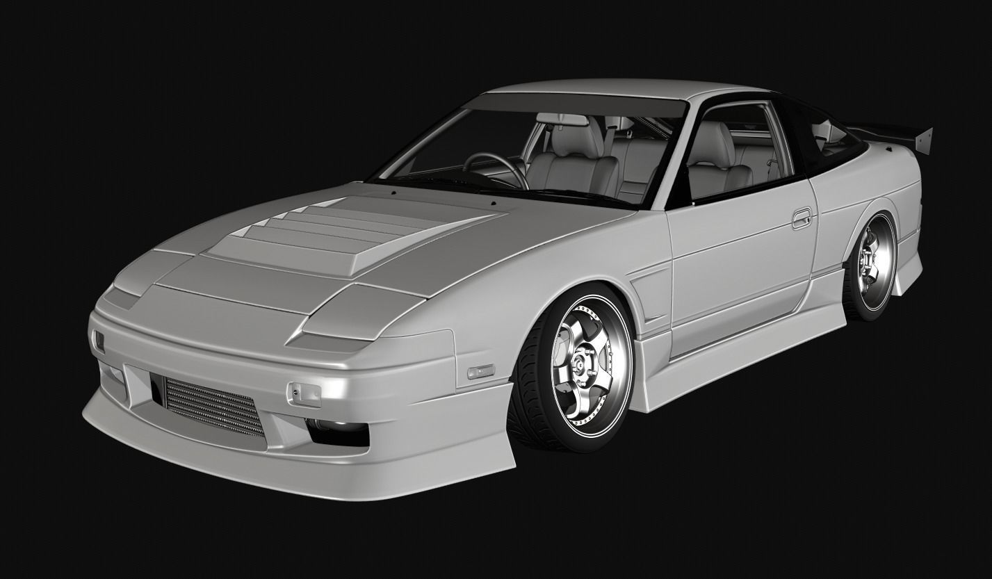 URAS Type 4 180sx GTS GT6 GT7 Base 3D model | CGTrader