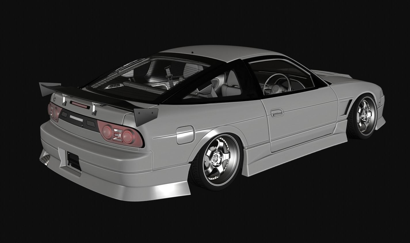 URAS Type 4 180sx GTS GT6 GT7 Base 3D model | CGTrader