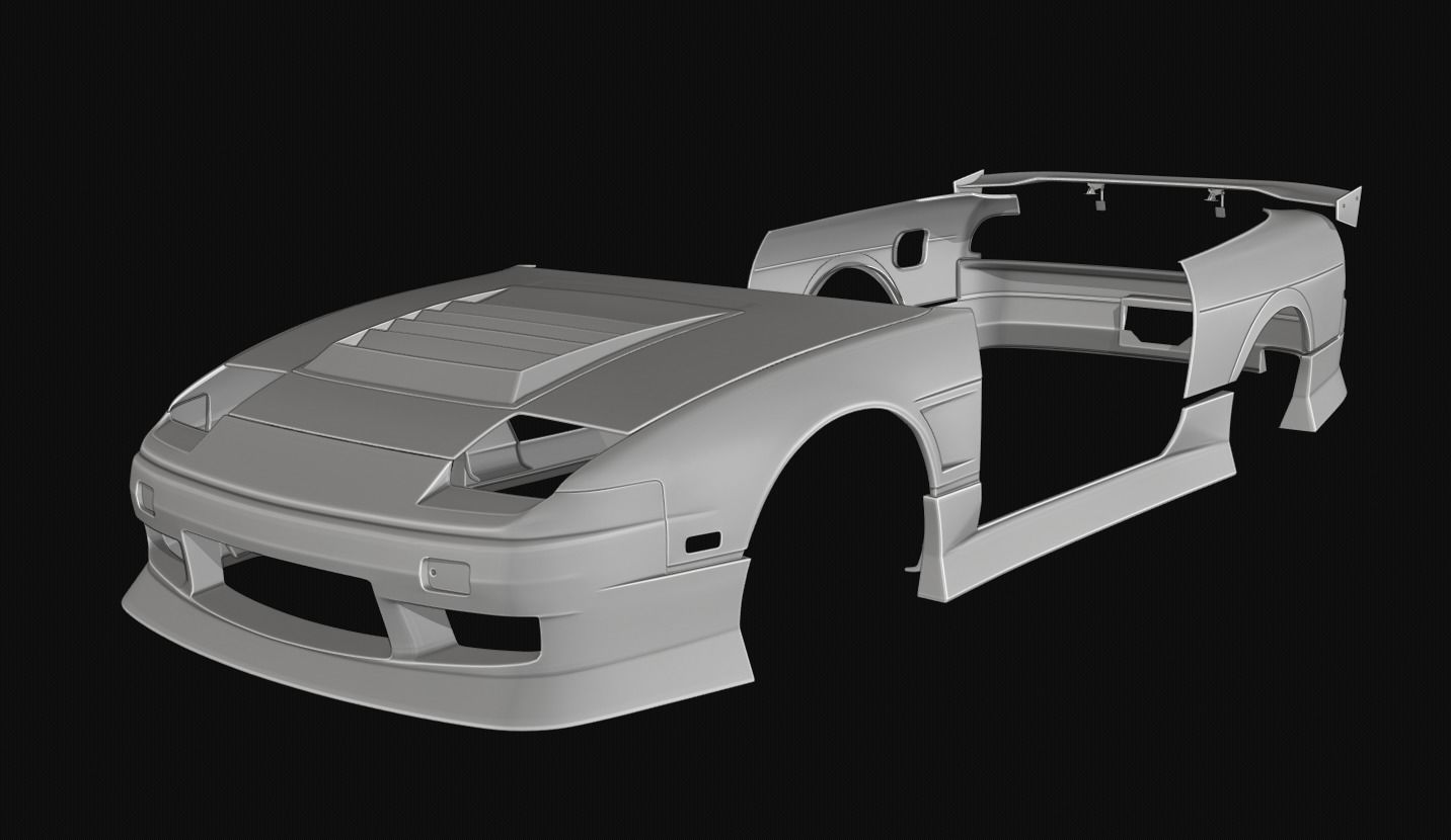 URAS Type 4 180sx GTS GT6 GT7 Base 3D model | CGTrader