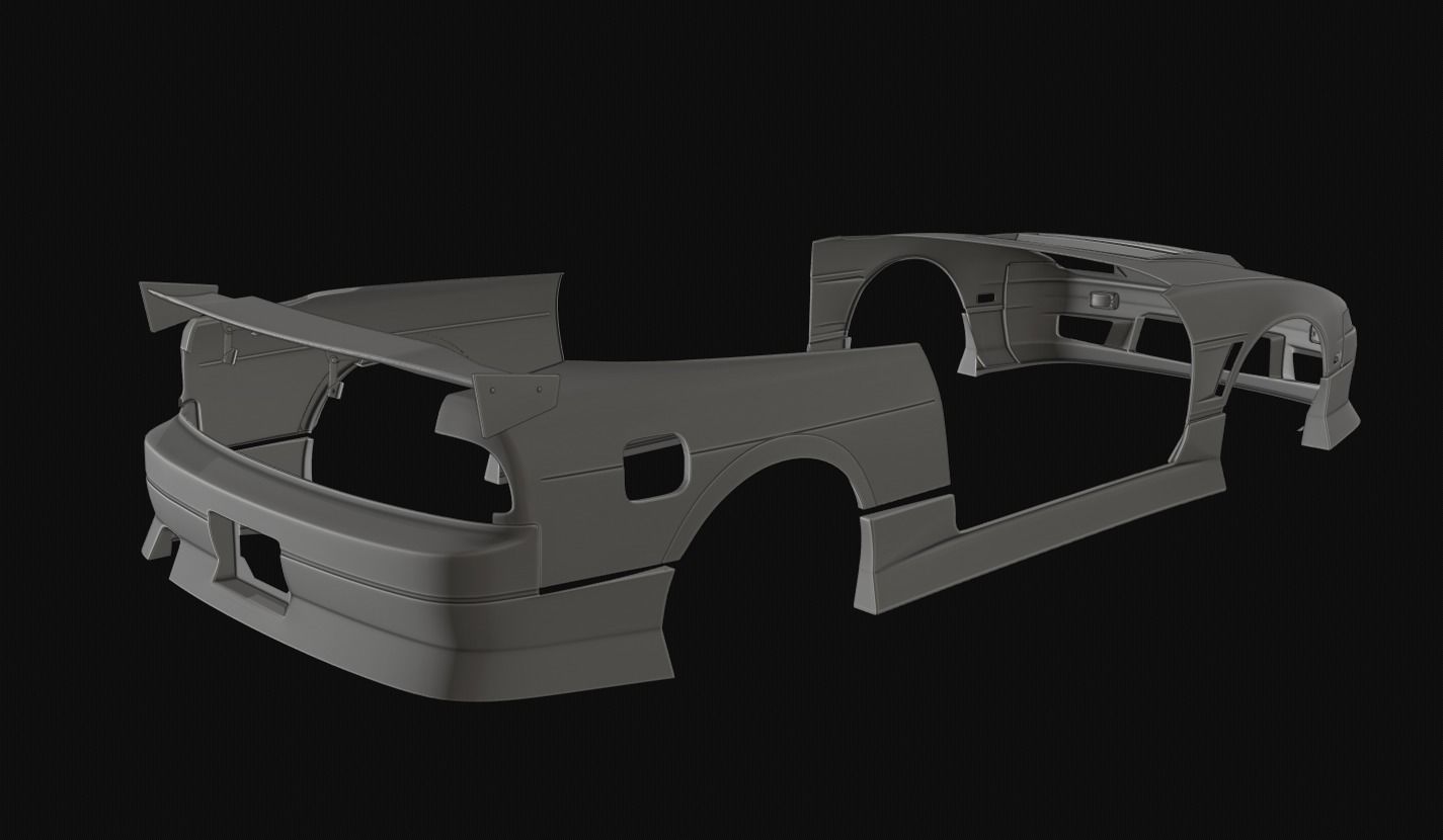 URAS Type 4 180sx GTS GT6 GT7 Base 3D model | CGTrader