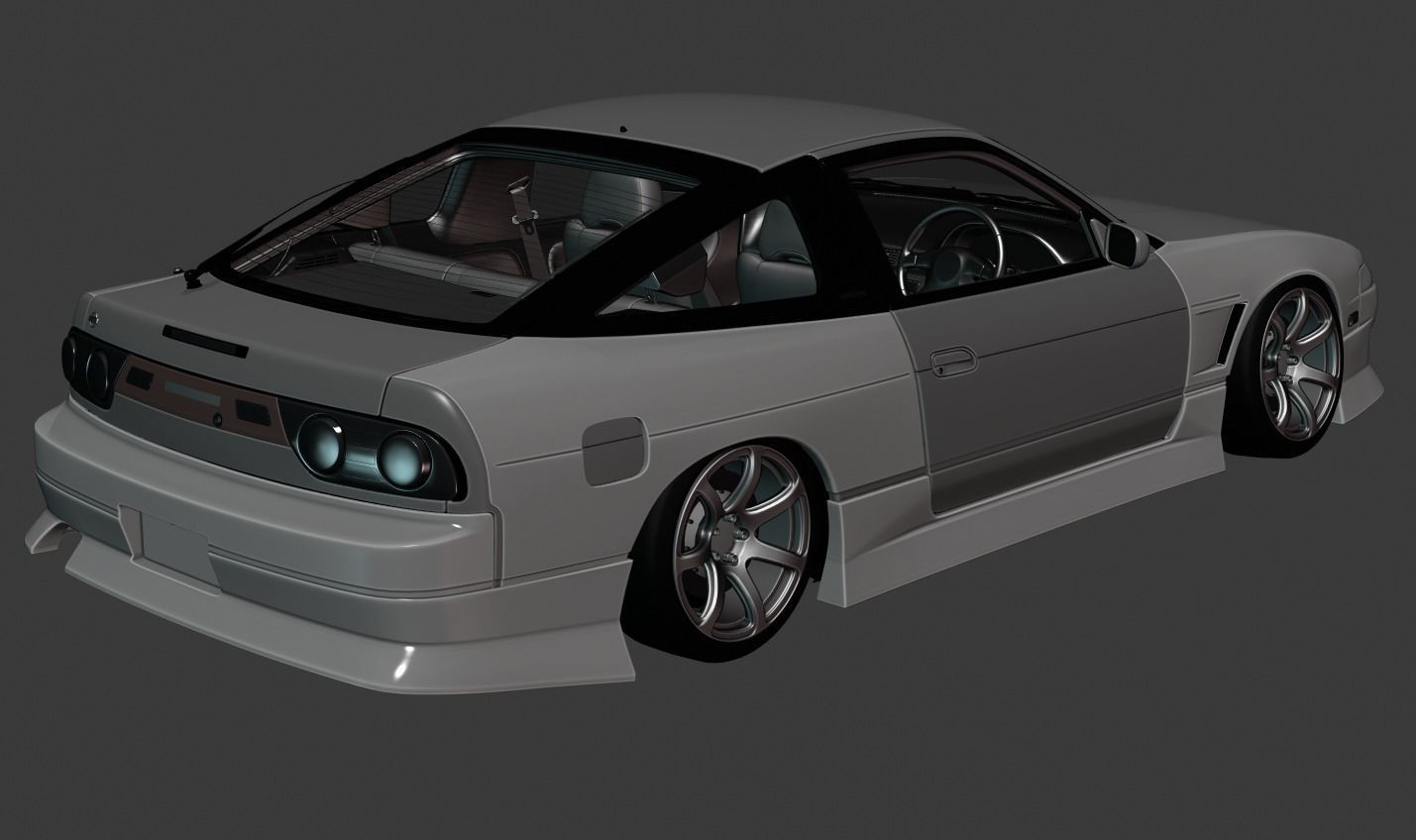 Origin Aggressive Body Kit for SH GTS GT7 Base Nissan 180sx 3D model ...