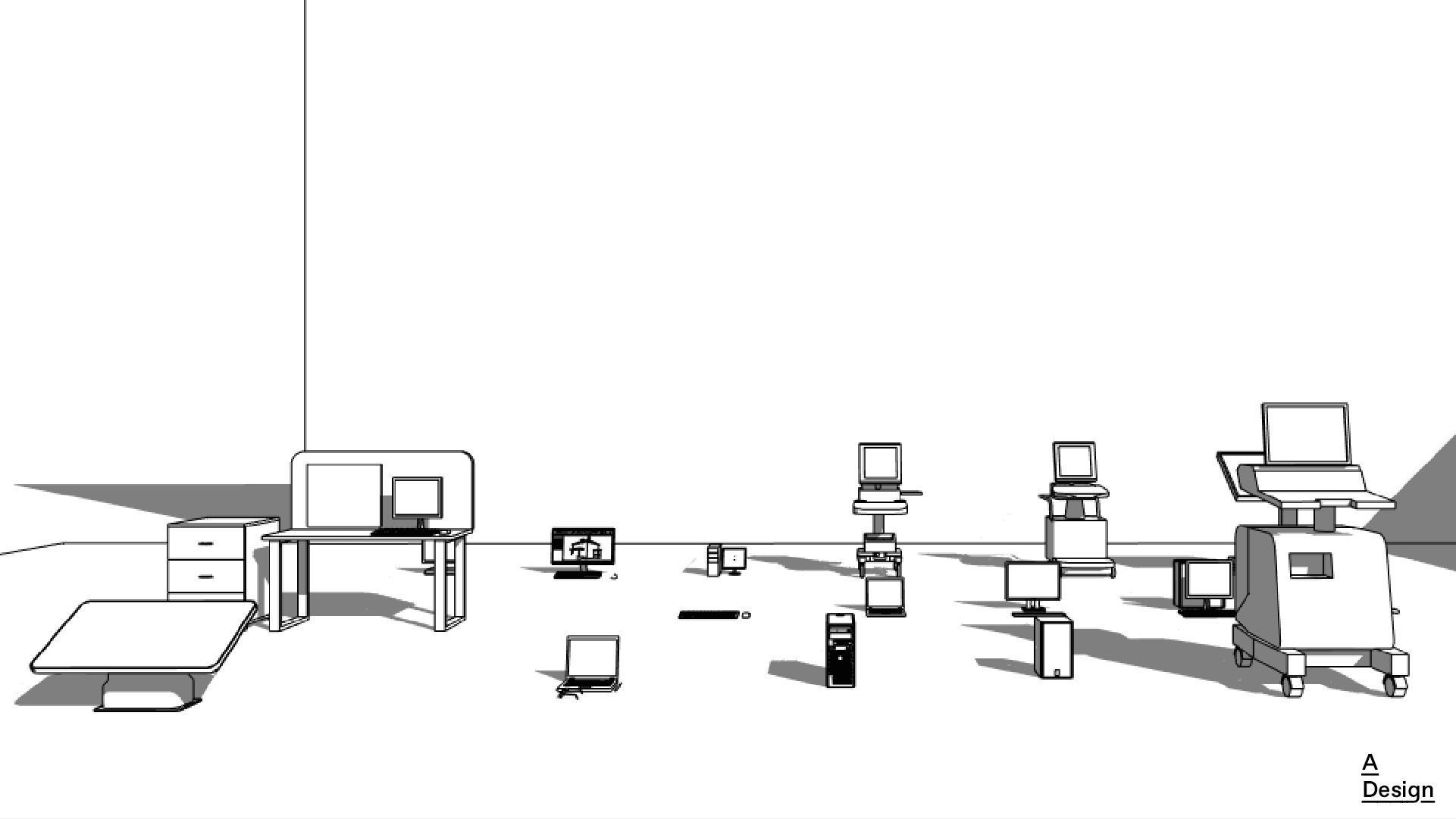 Computers - Pack of revit families 3D model | CGTrader