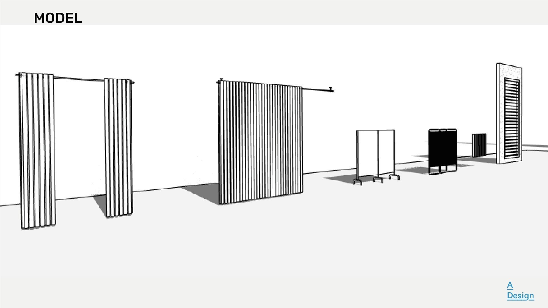 Curtains and Blinds - Pack of revit families 3D model | CGTrader