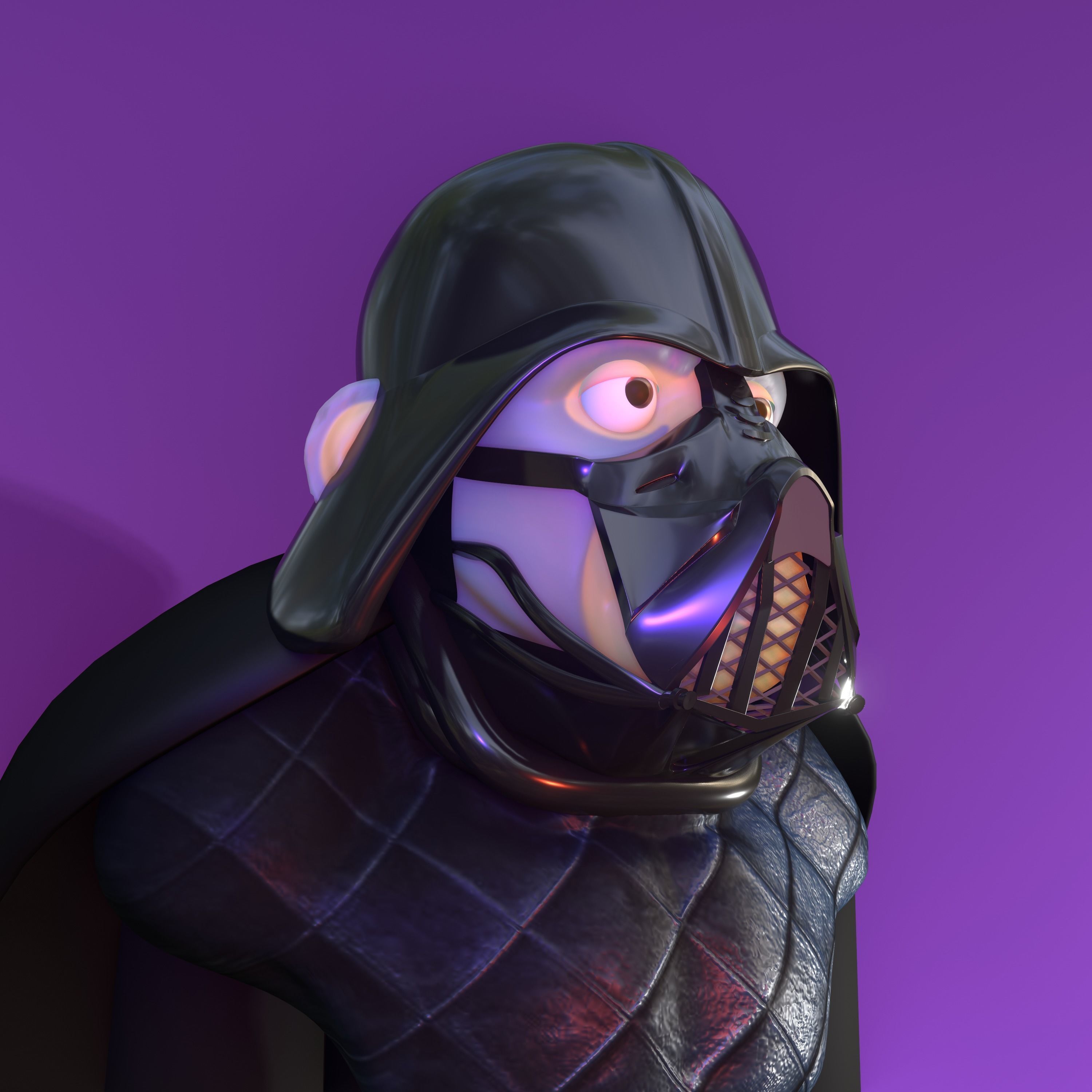 Darth Vader Ape Bust 3D model | CGTrader