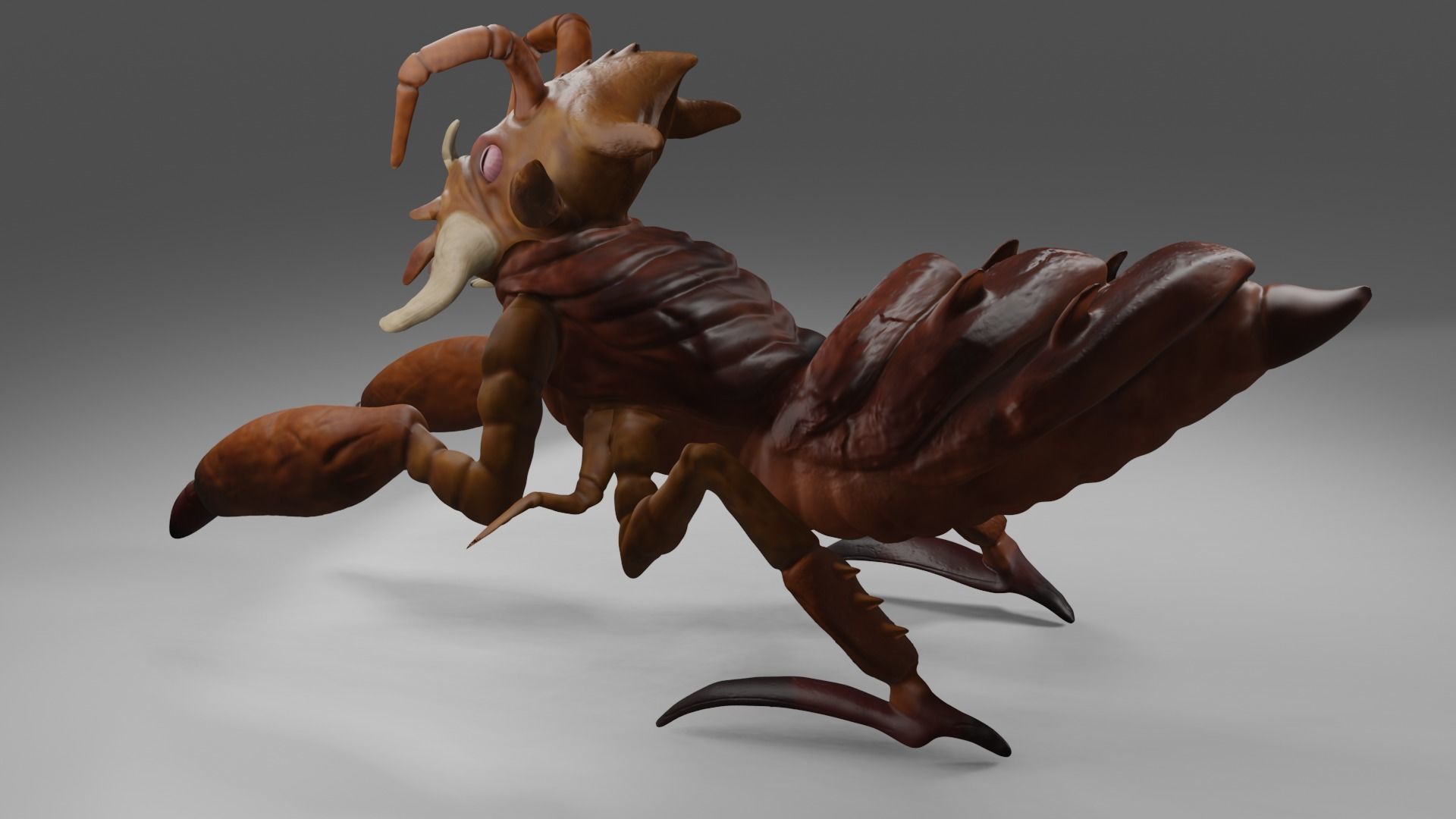 3D model Ankheg - Bug Monster VR / AR / low-poly | CGTrader