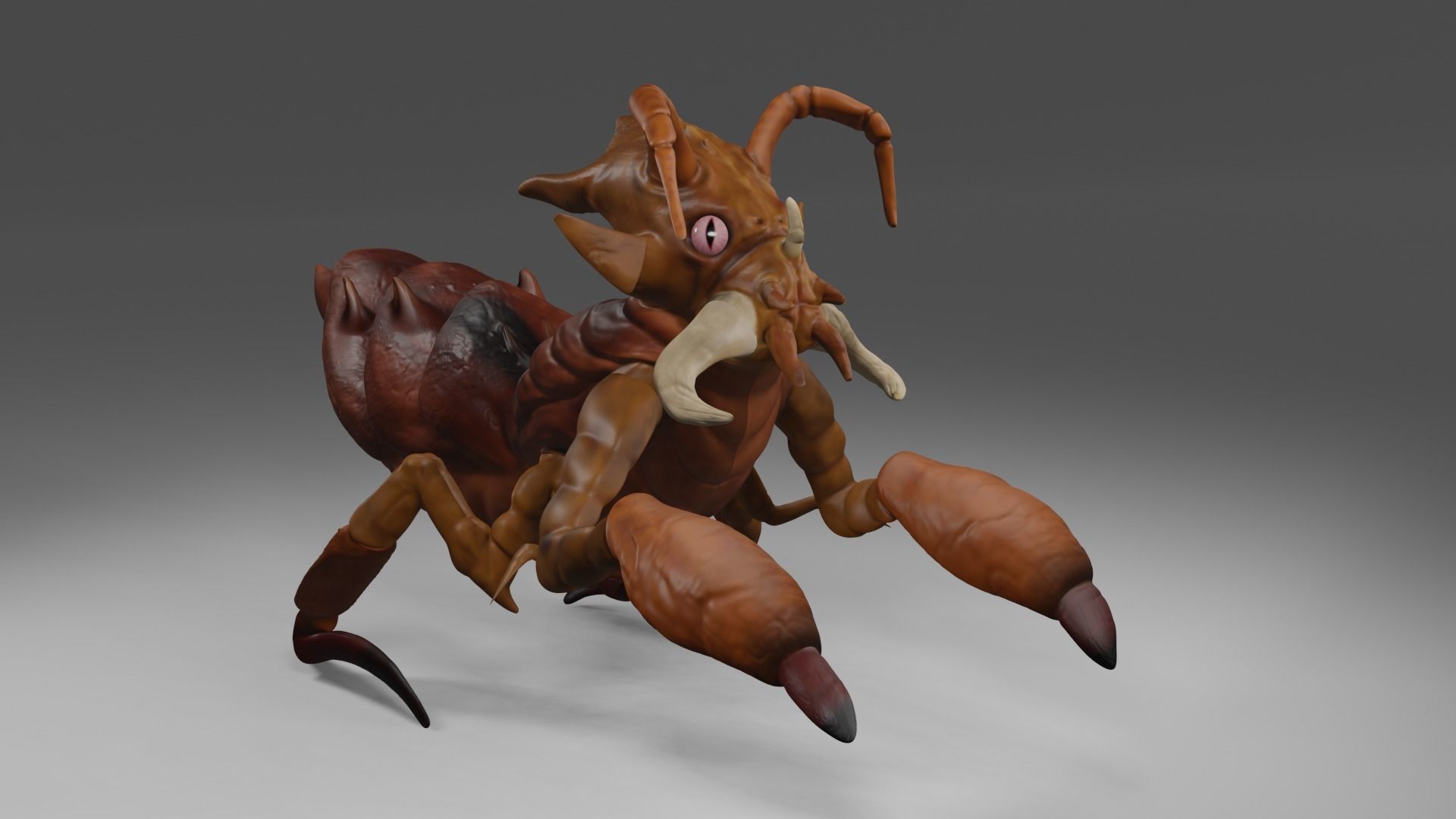 3D model Ankheg - Bug Monster VR / AR / low-poly | CGTrader