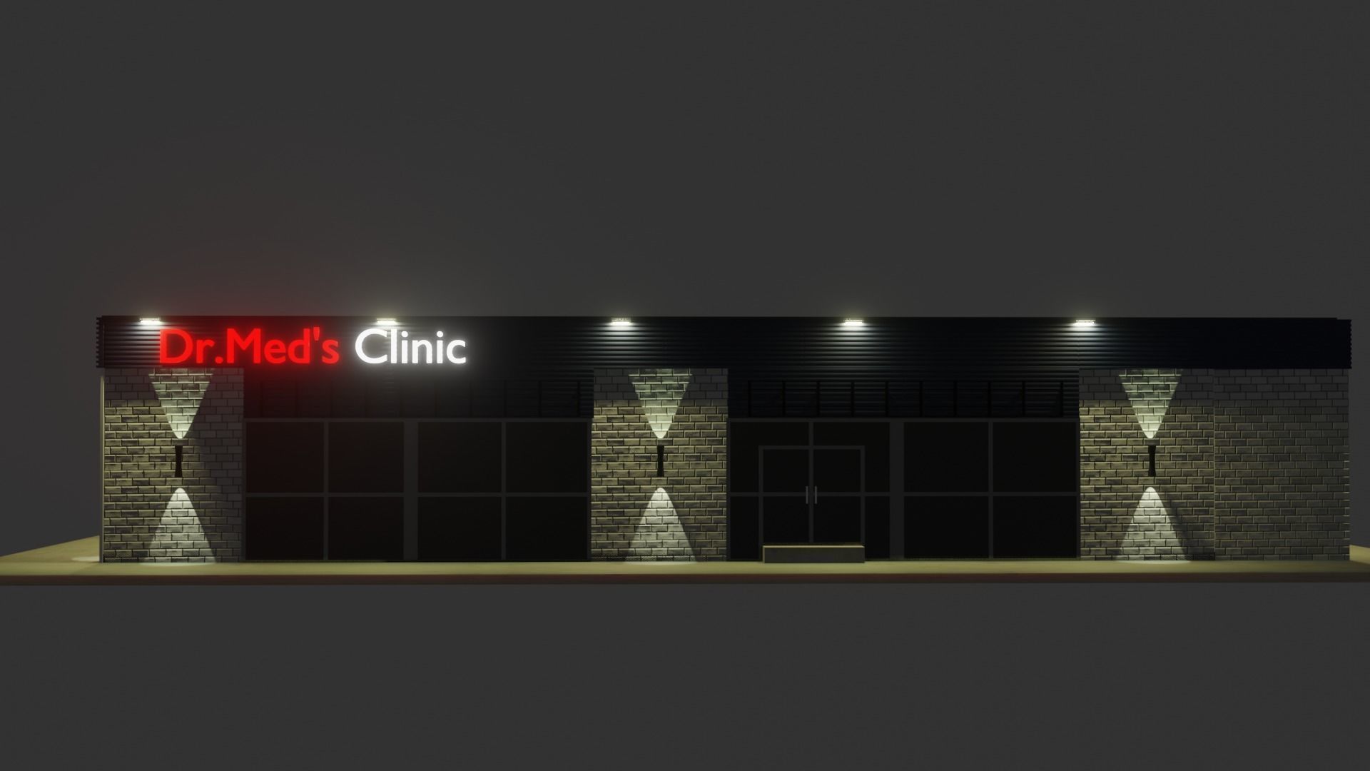 Clinic shop free VR / AR / low-poly 3D model | CGTrader