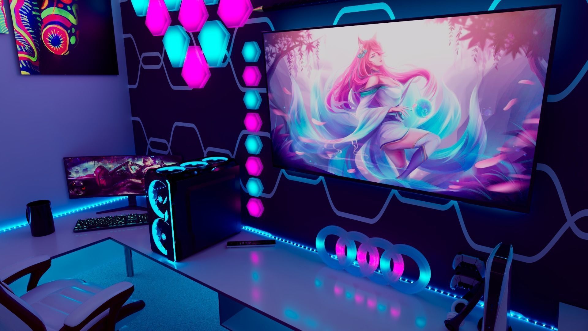 Luxury Gaming Room 3D model | CGTrader