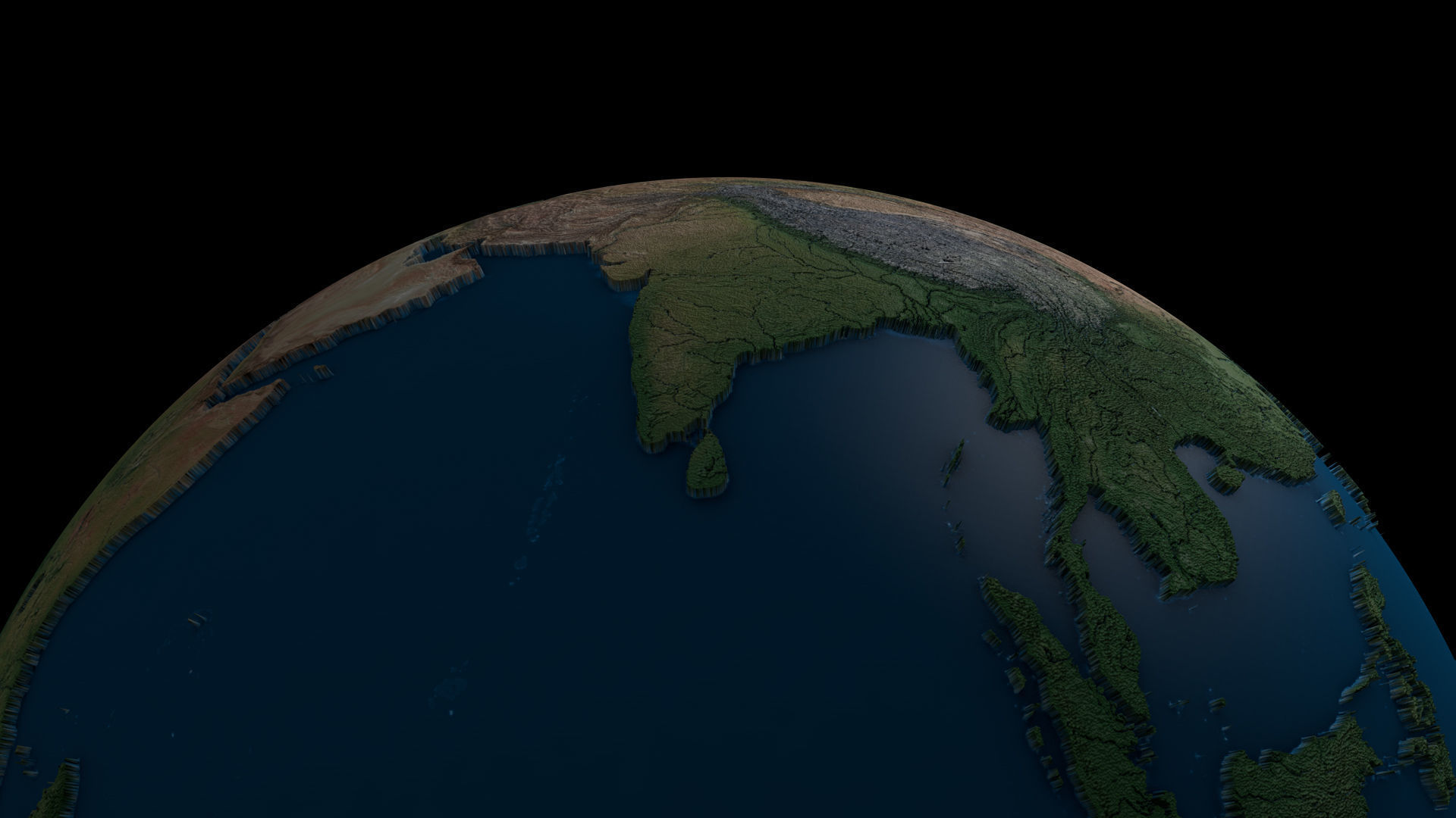 Earth World Globe Map 3D model animated | CGTrader