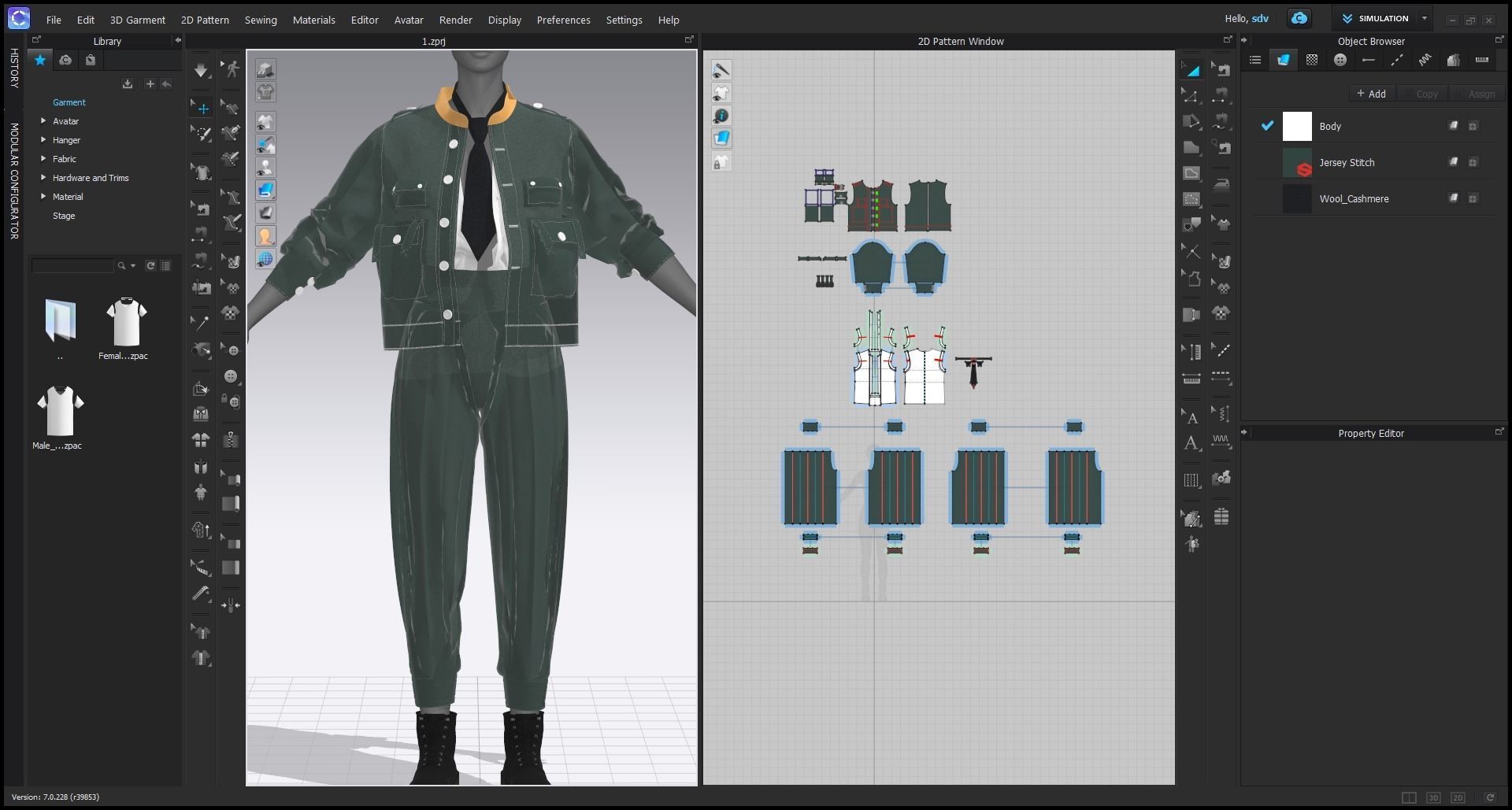 Girls outfit 1 Marvelous CLO Project file VOL 20 free VR / AR / low ...