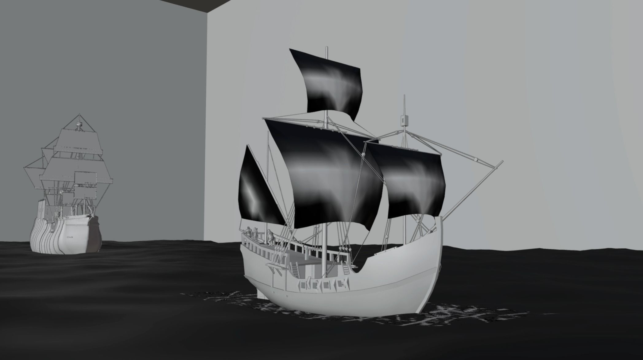 The Lost Ship free 3D model animated | CGTrader