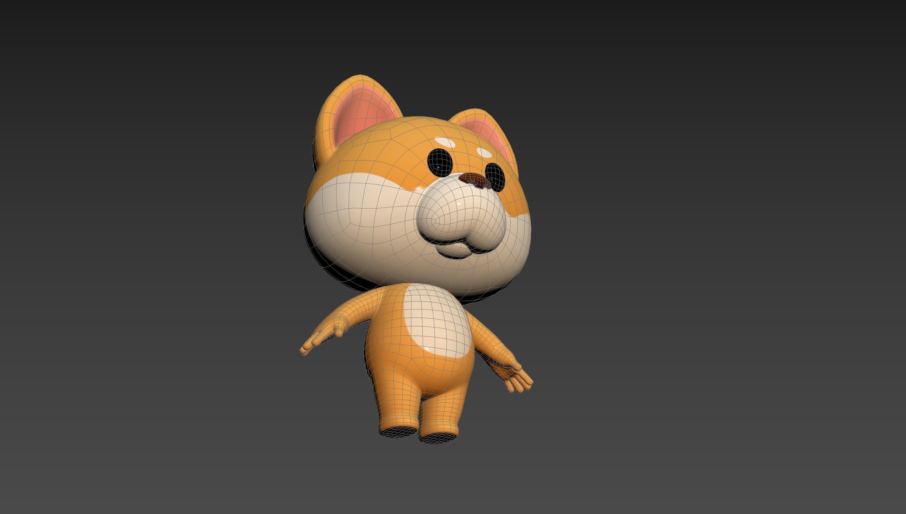 Character200 Shiba Dog 3D model | CGTrader