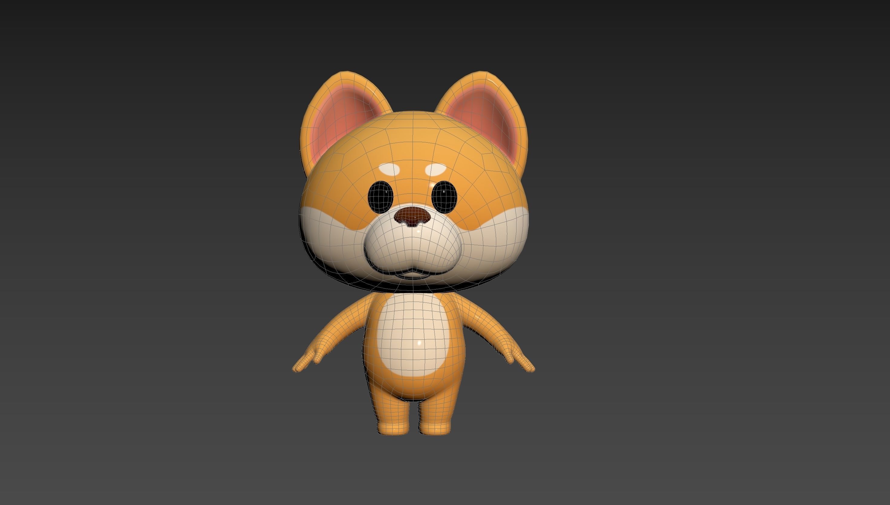 Character200 Shiba Dog 3D model | CGTrader
