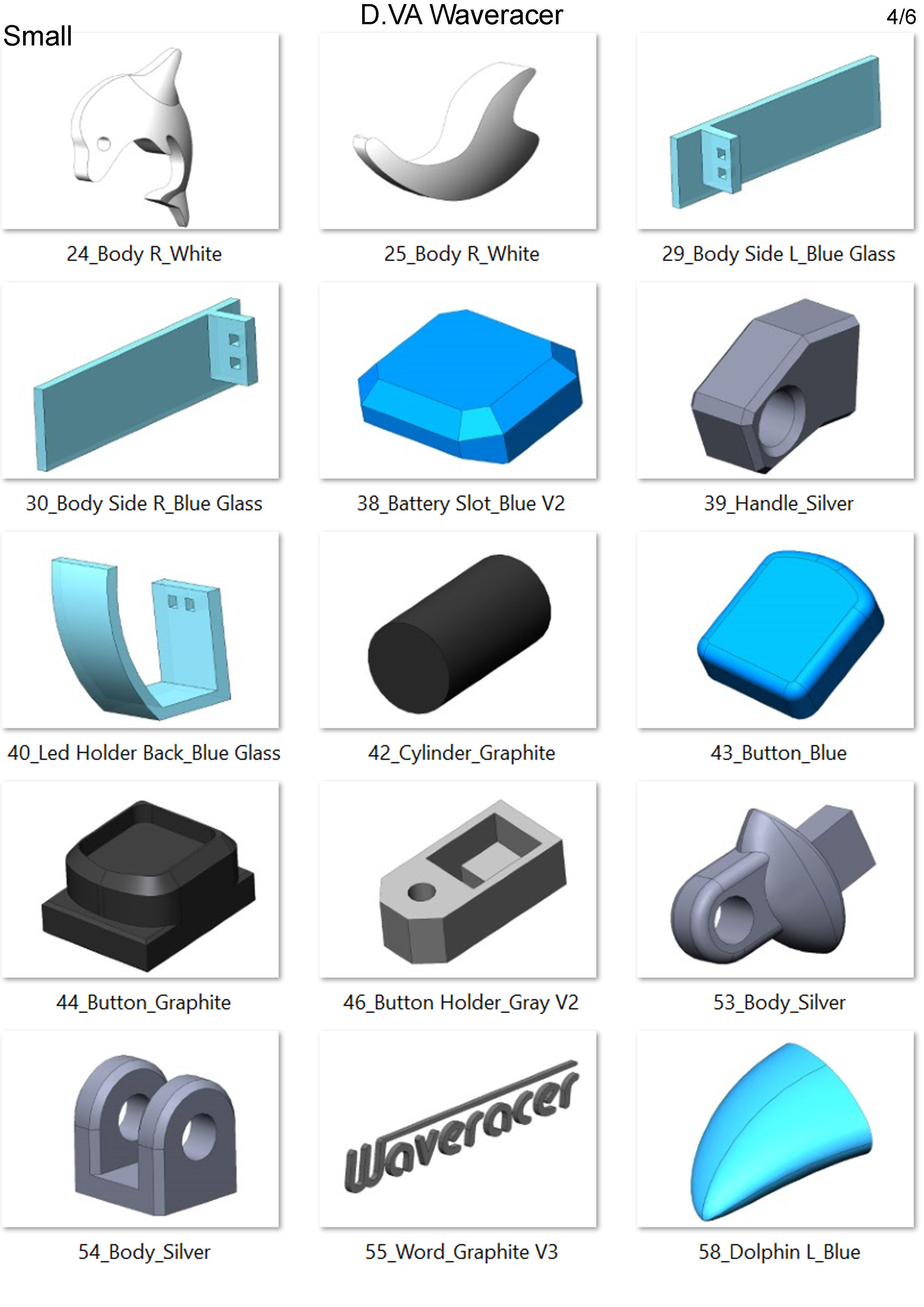 DVa Blaster Waveracer Skin - Overwatch - Printable 3d model 3D model 3D ...