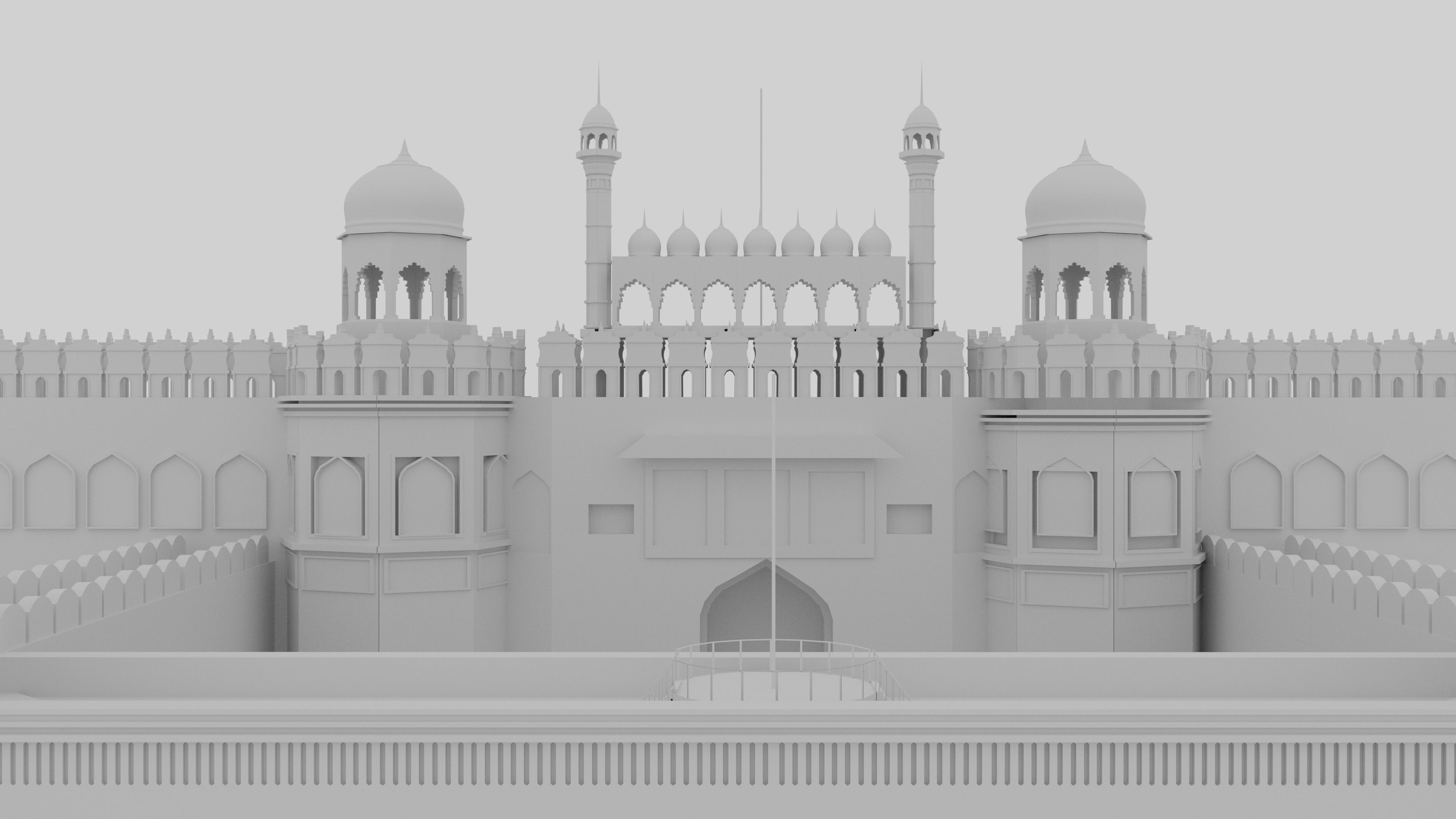 red ford 3D model | CGTrader