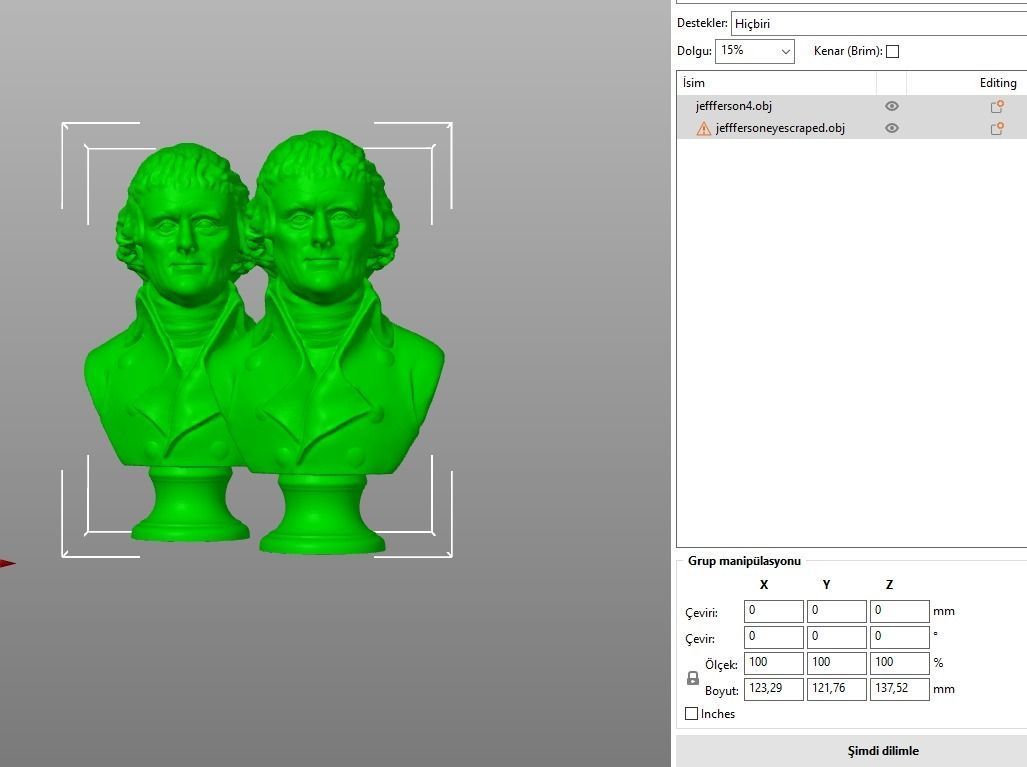 Thomas Jefferson 3D model 3D printable | CGTrader
