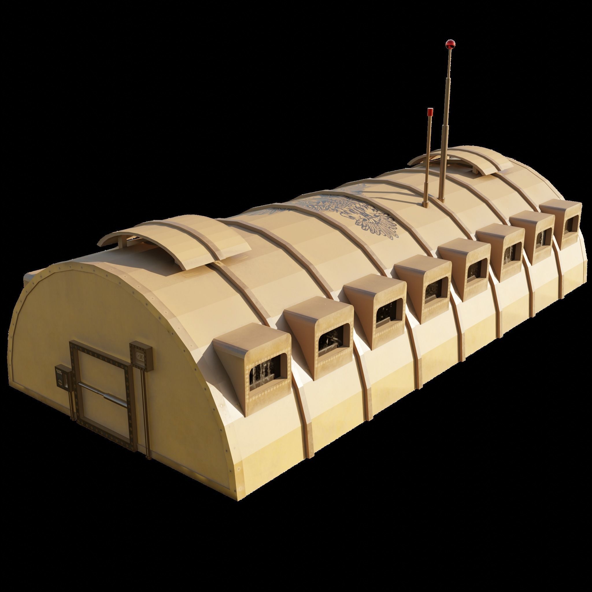 3D model Army base VR / AR / low-poly | CGTrader