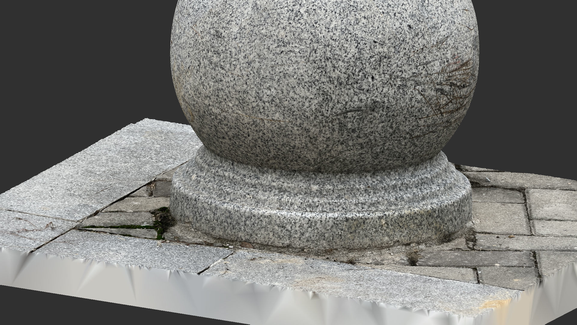 Round stone pier 3d scan 3D model | CGTrader