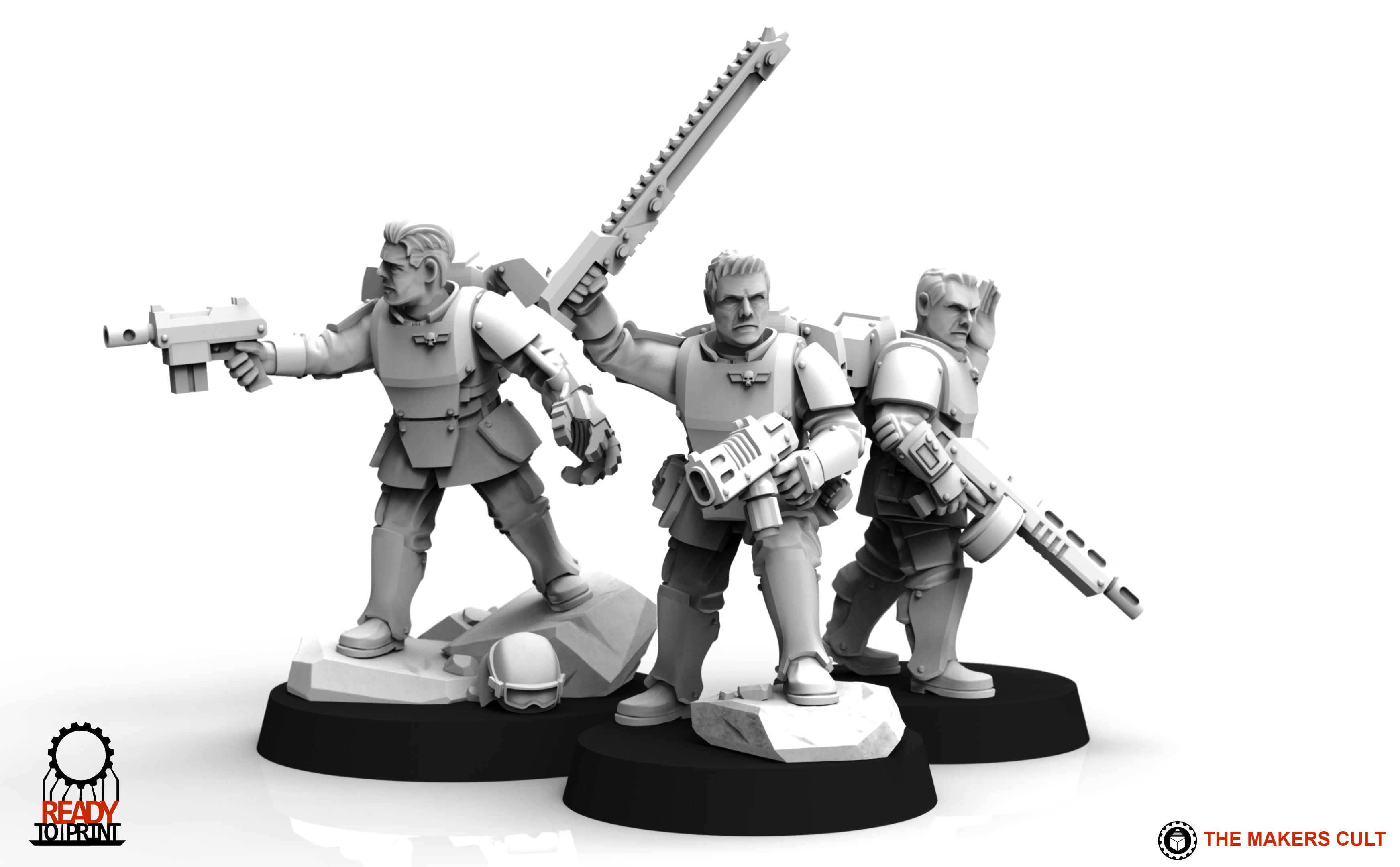 Universal Guard - Shock Sergeant Builder 3D model 3D printable | CGTrader