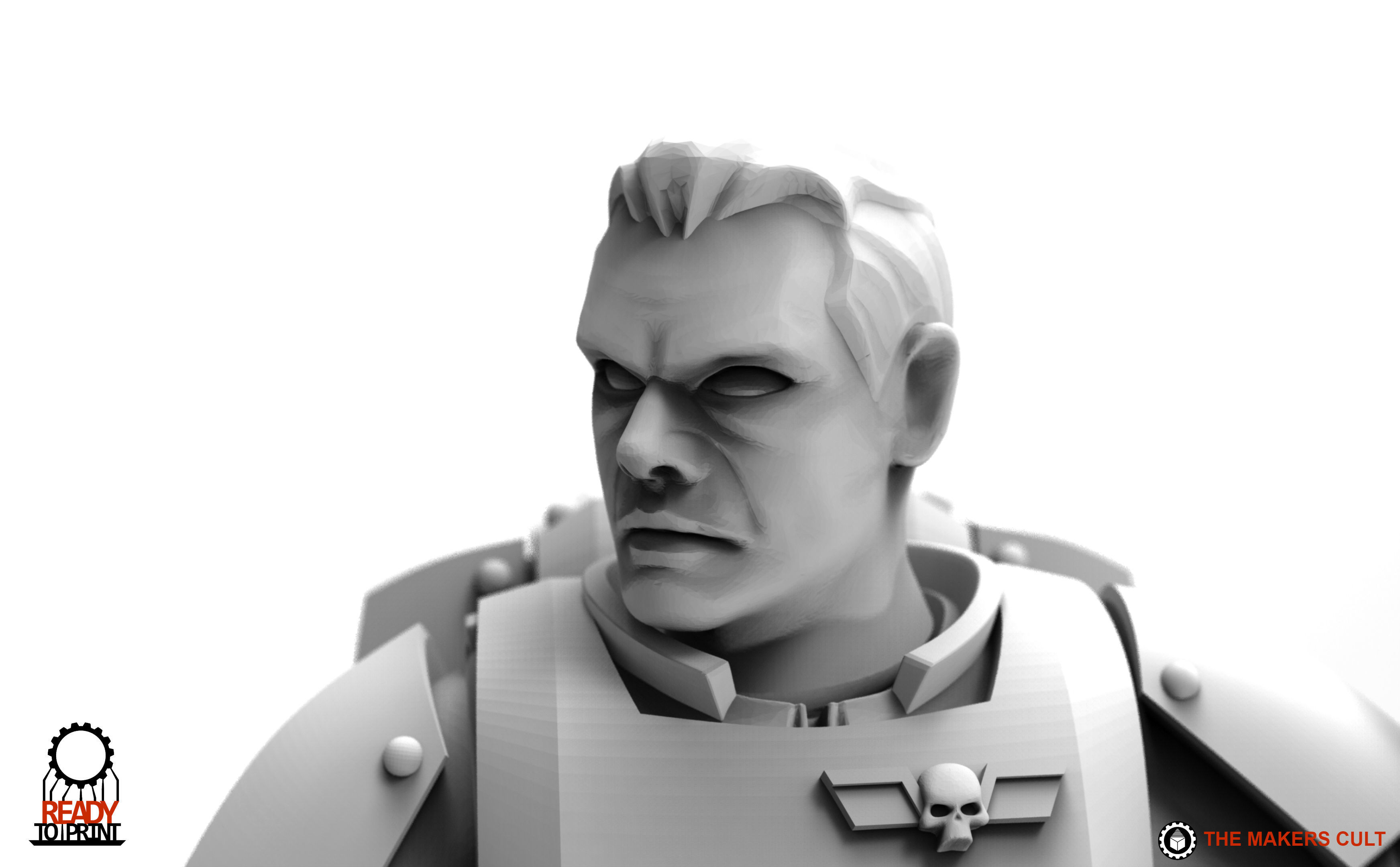Universal Guard - Shock Sergeant Builder 3D model 3D printable | CGTrader