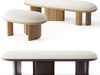 DEMURO DAS CORBU BENCH OTTOMAN 3D model | CGTrader