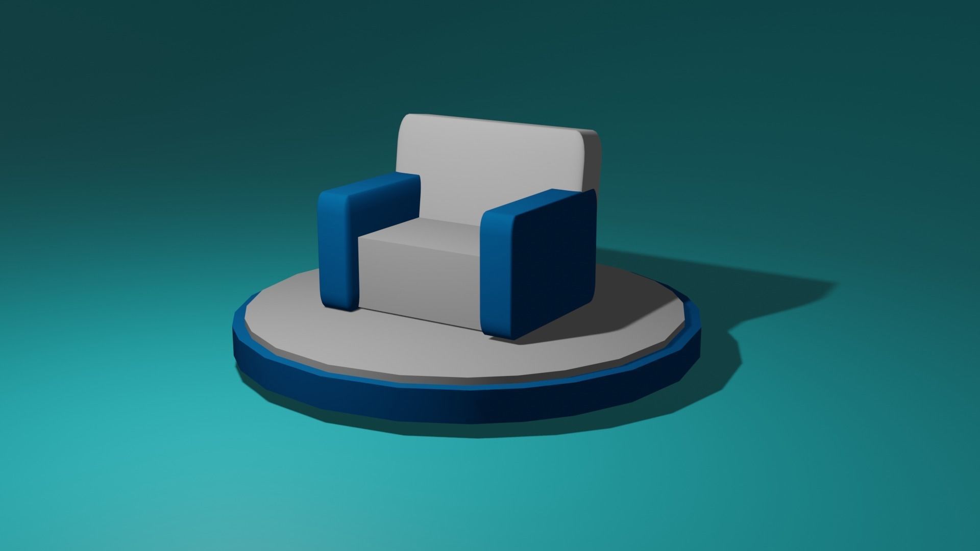 3D model Floating chair VR / AR / low-poly | CGTrader