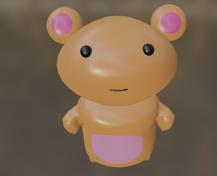 3D model VRChat 3D Bear Model Avatar VR / AR / low-poly | CGTrader