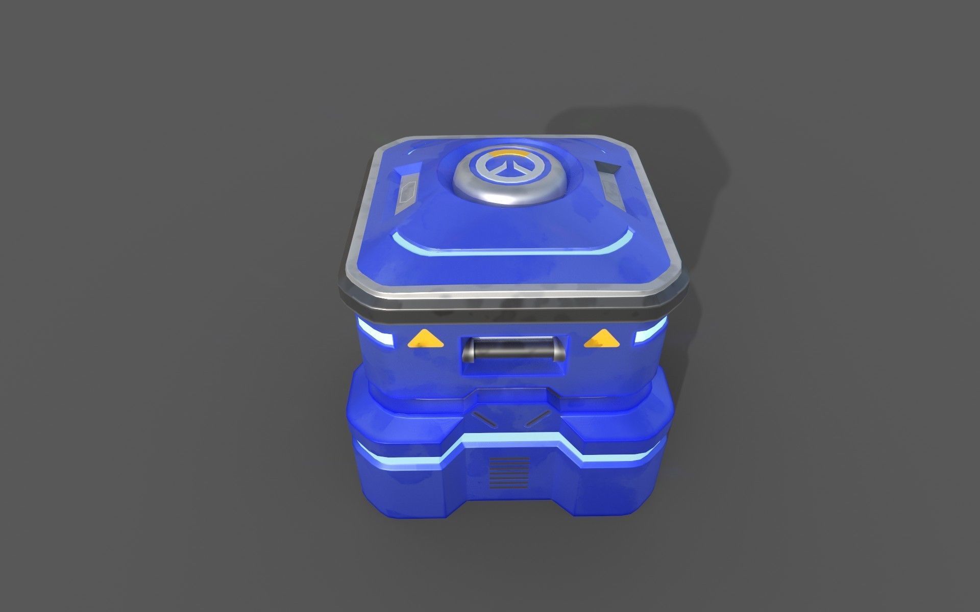 Overwatch lootbox free VR / AR / low-poly 3D model | CGTrader