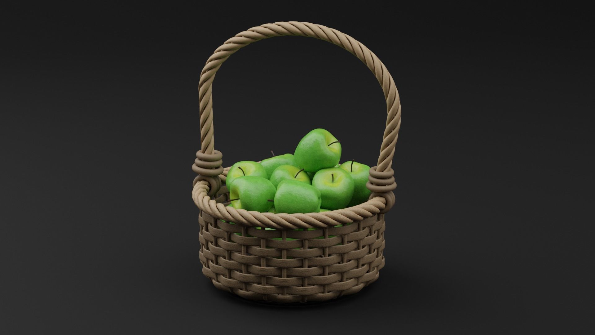 3D model Apples VR / AR / low-poly | CGTrader