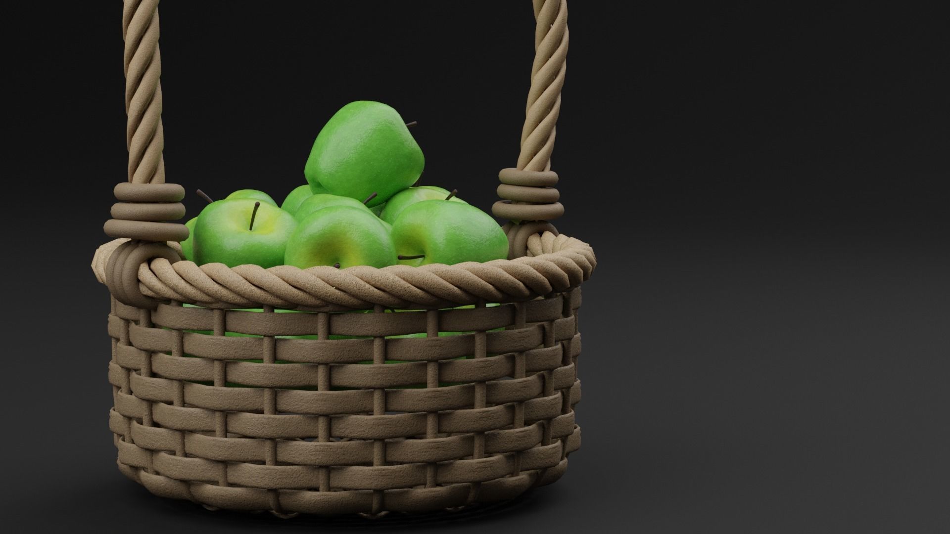 3D model Apples VR / AR / low-poly | CGTrader