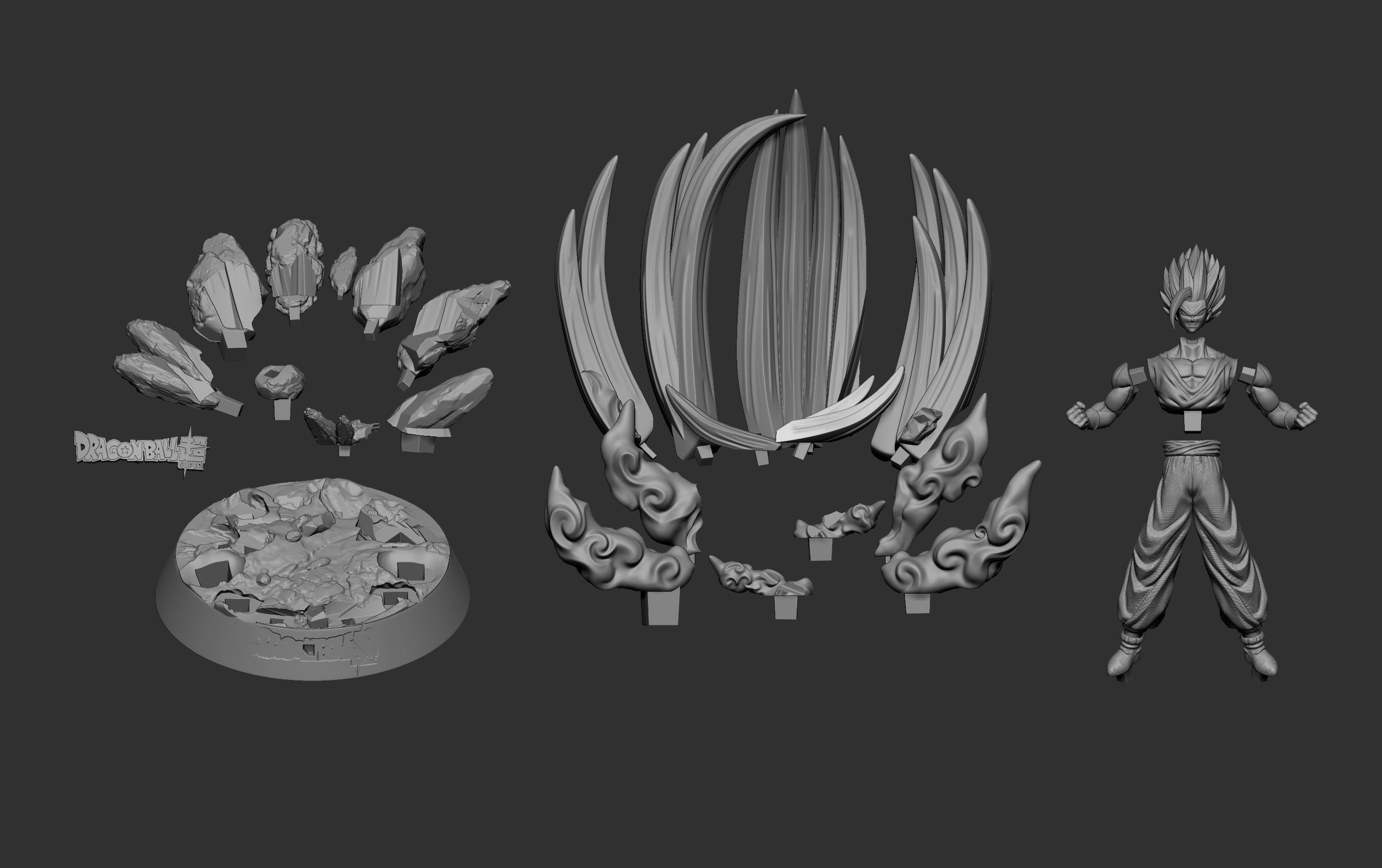 Gohan Beast - Dragon Ball Super 3D model 3D printable | CGTrader